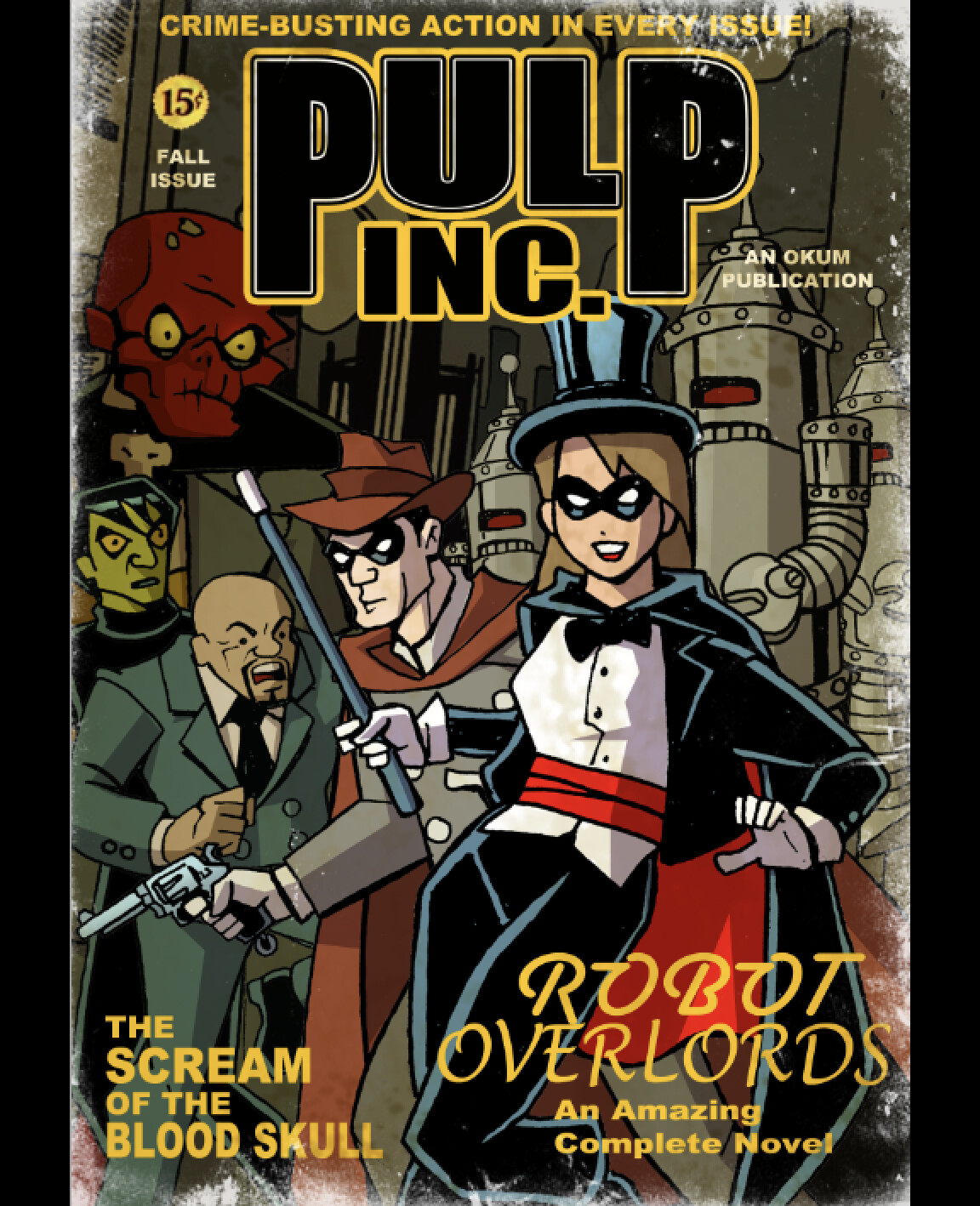 ArtStation - Pulp Inc - Masked Heroes Promo Image