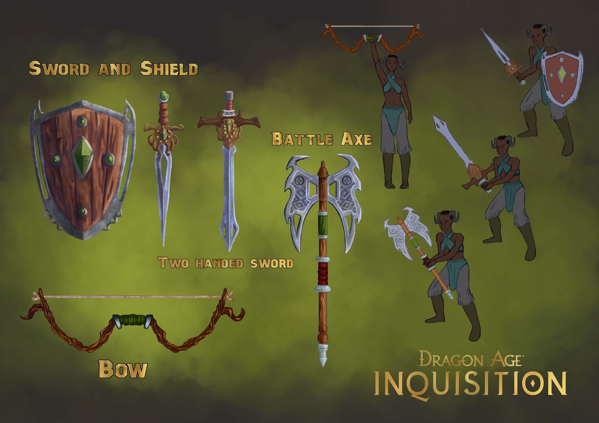Dragon Age Inquisition Weapons