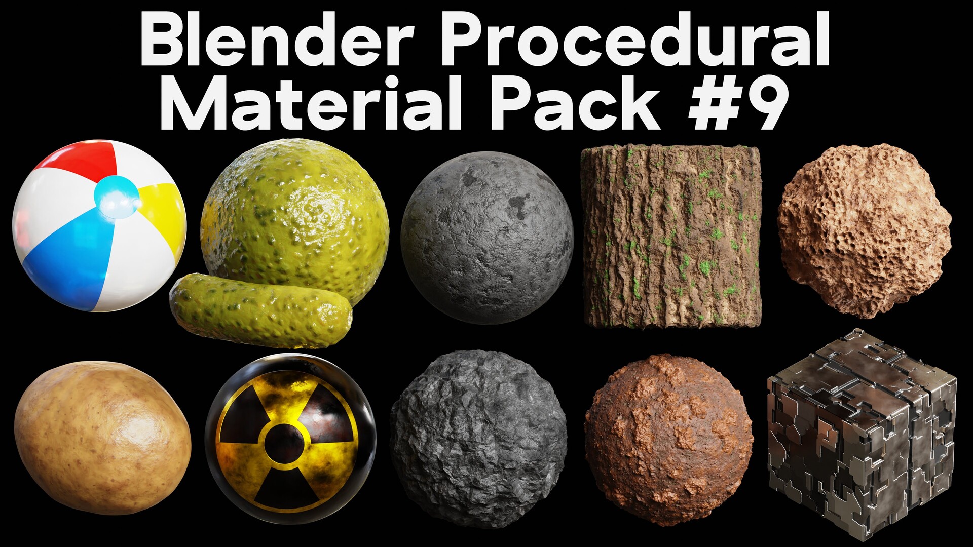 Ryan King - Blender Procedural Material Pack #9