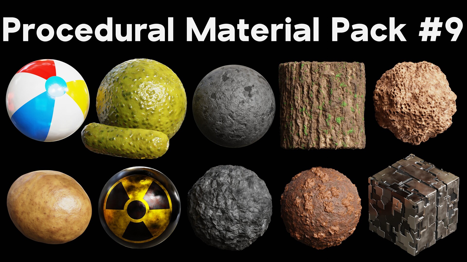 Ryan King - Blender Procedural Material Pack #9