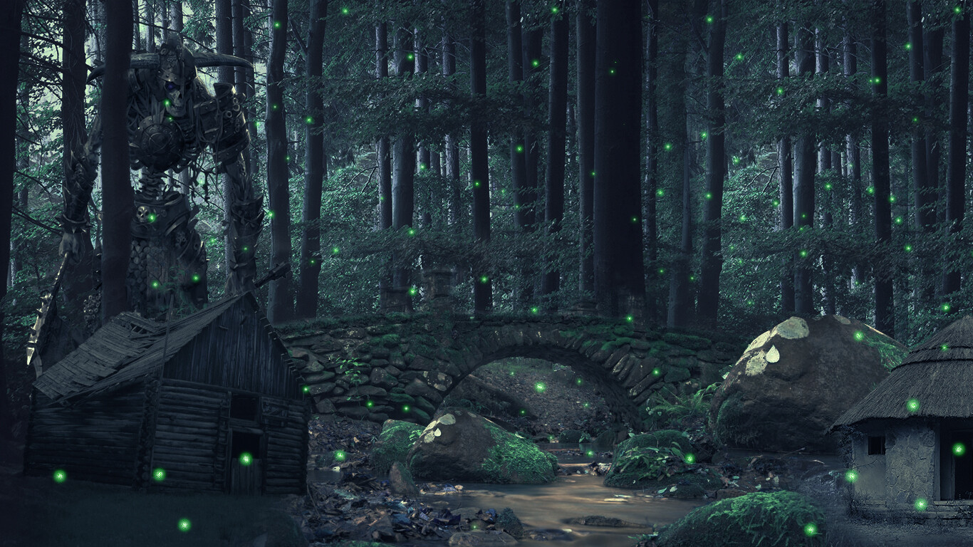 ArtStation - forest monster