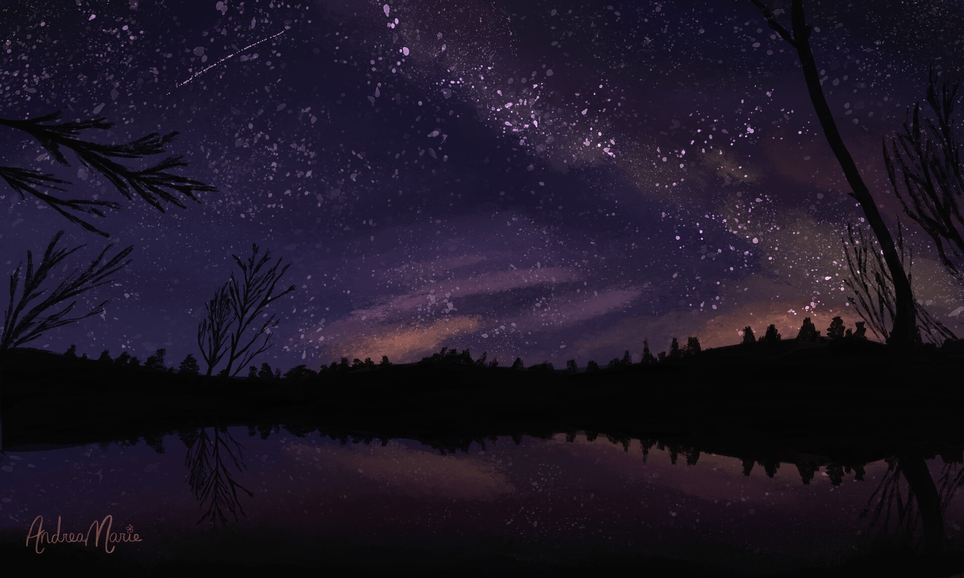 ArtStation - Purple Night