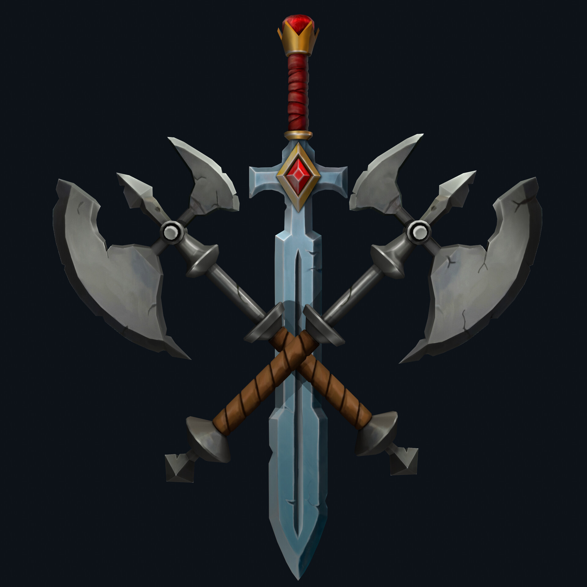 Maksym Zinchenko - Hand-painted Weapons