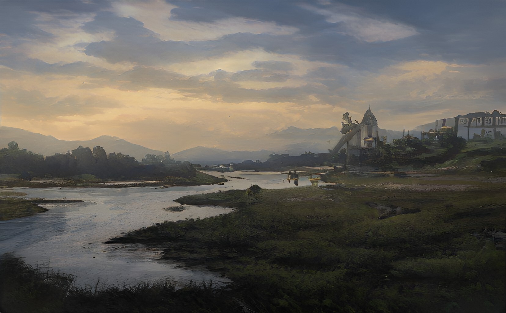 ArtStation - Tranquil Landscape Made by AI