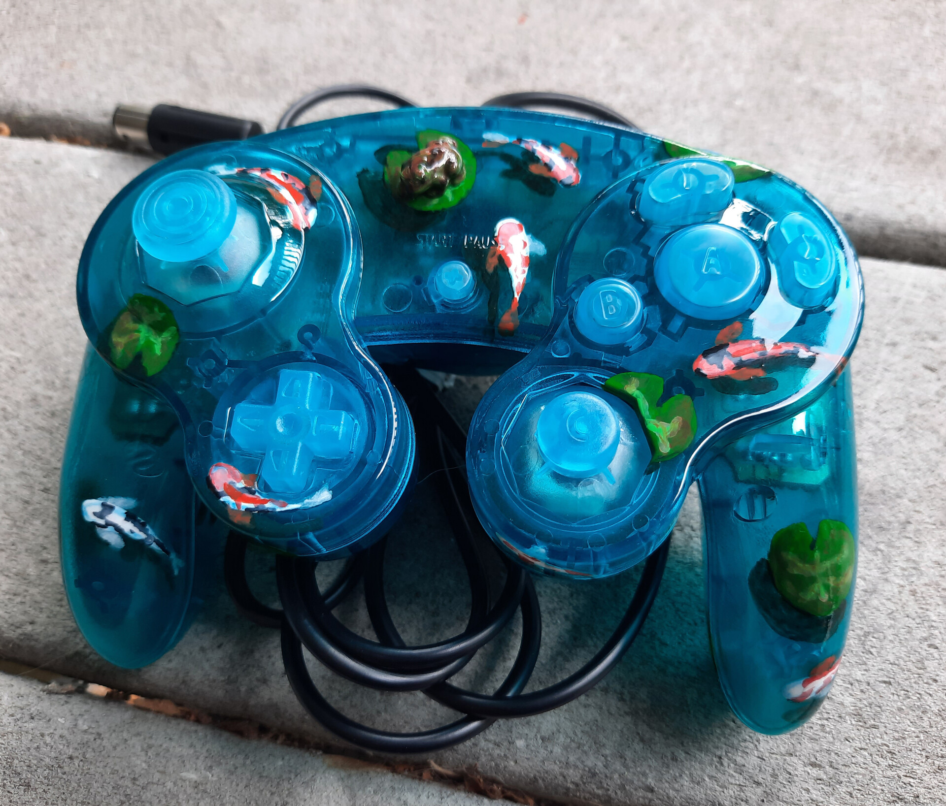 ArtStation - Playing With a Koi Pond