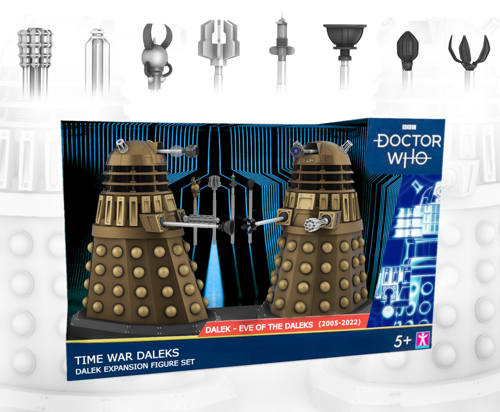 ArtStation - Time Lord Victorious, Revolution & bronze dalek action ...