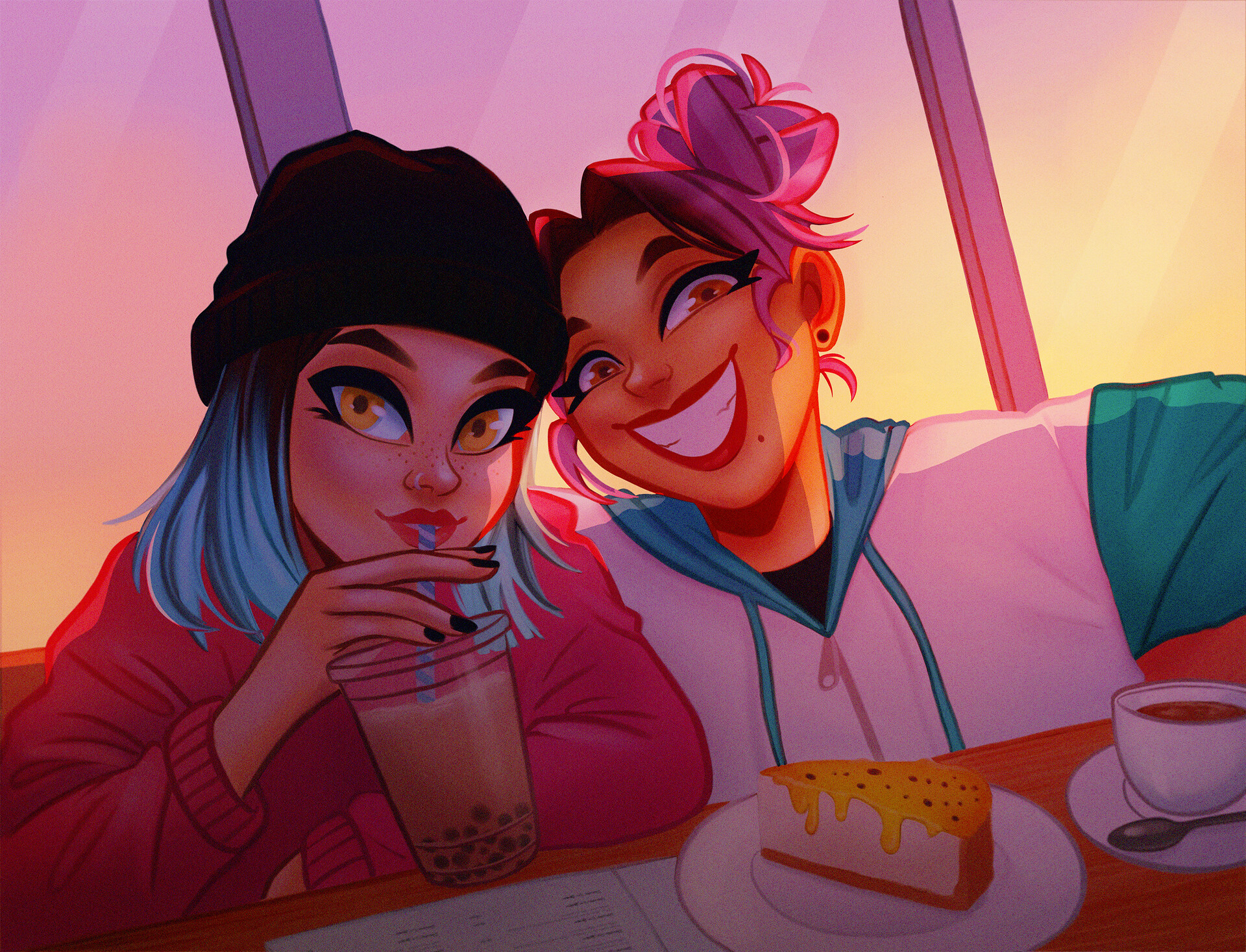 ArtStation - Olivia and Ashley