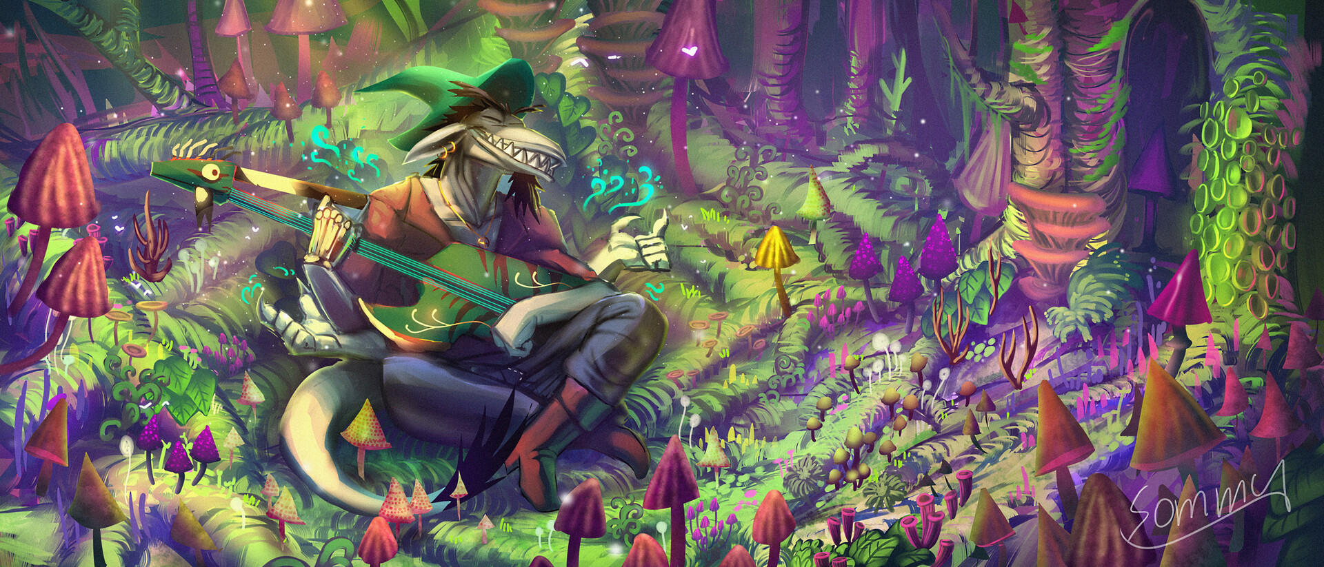 ArtStation - Psychedelic Forest