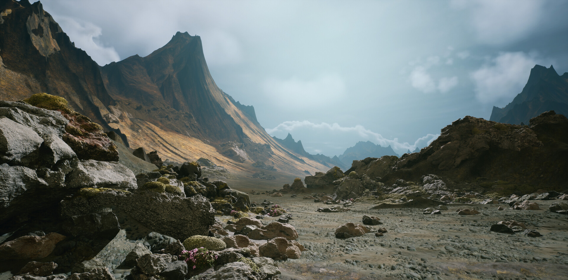 ArtStation - UE5 Open World - Landscape Study