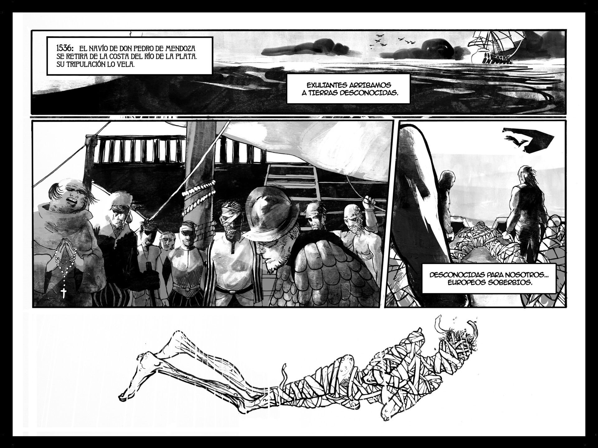 ArtStation - El primer mestizo - Beain / Hurón (Antología DESCENDIENTES)