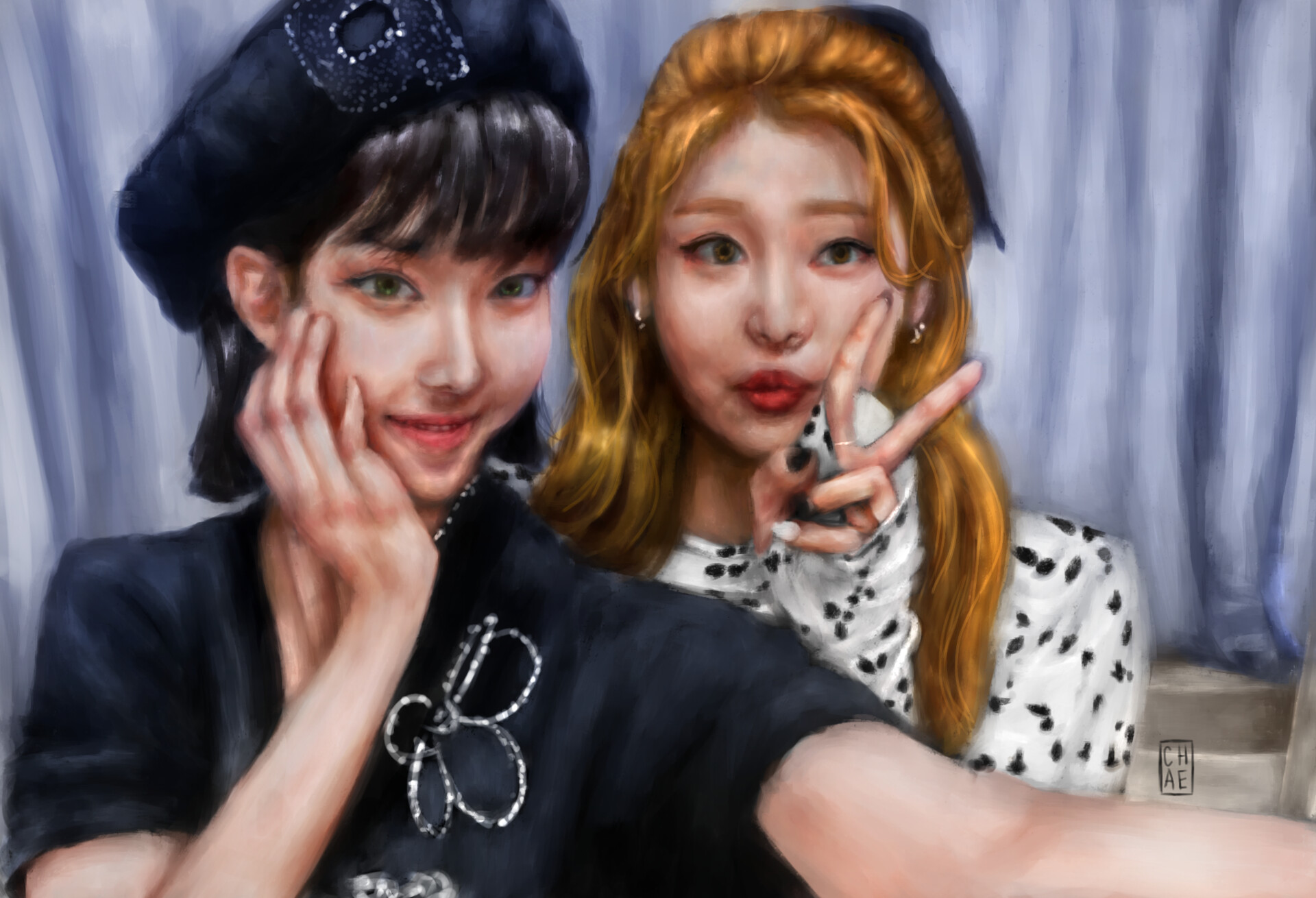 ArtStation - Aespa Winter and Ningning Fanarts