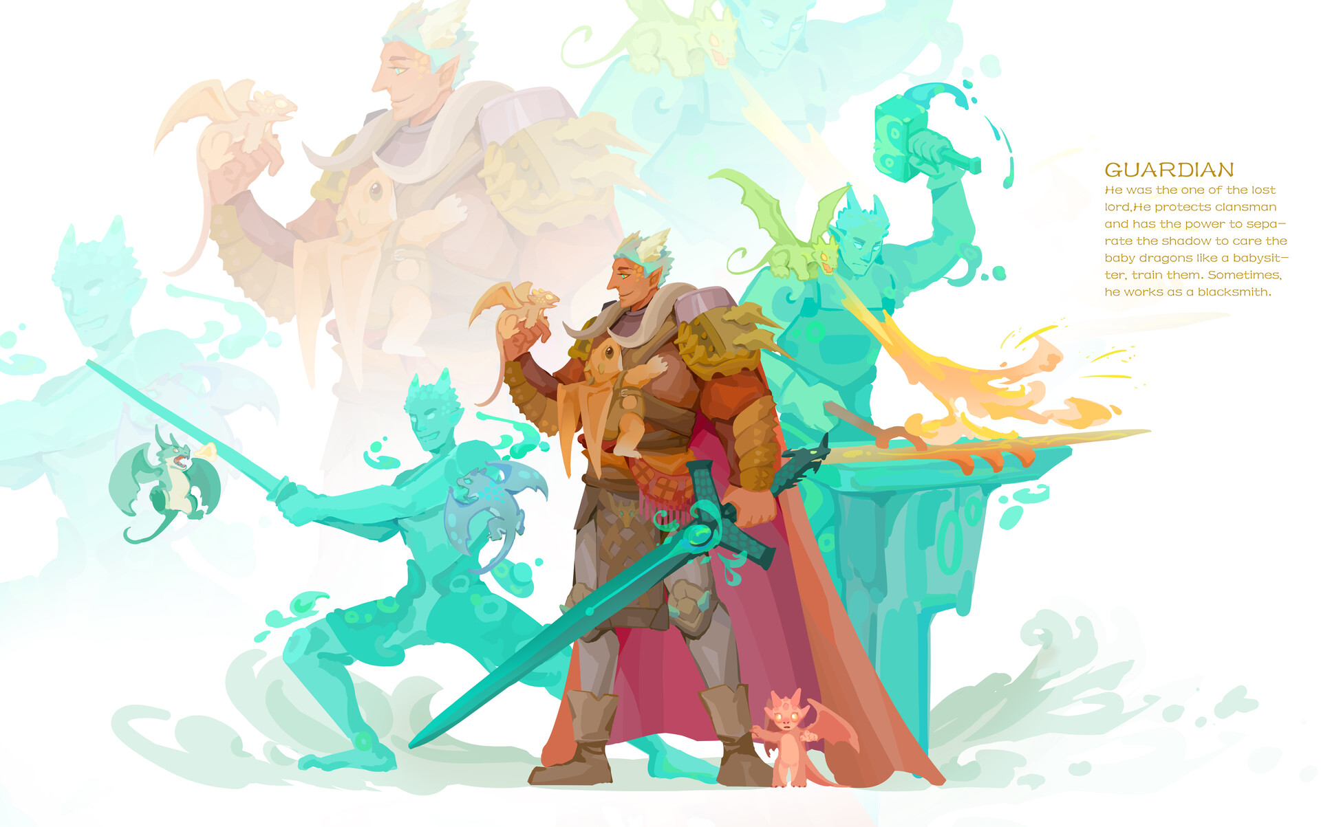 ArtStation - GUARDIAN-（男妈妈！