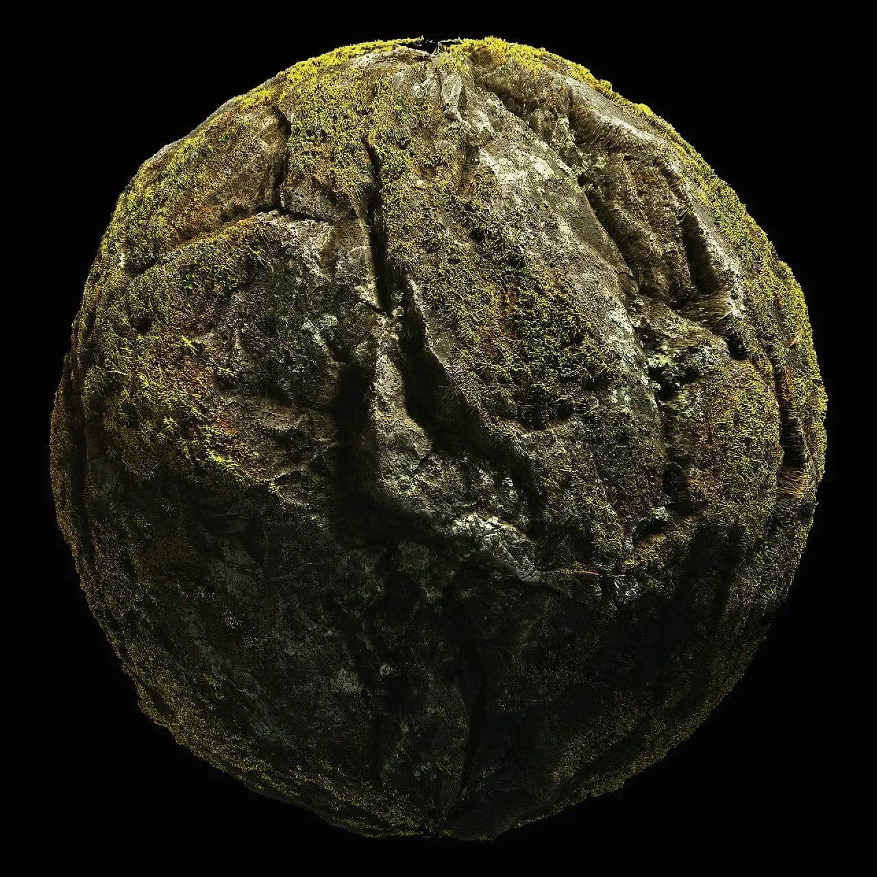 ArtStation - Realistic Mossy Rock