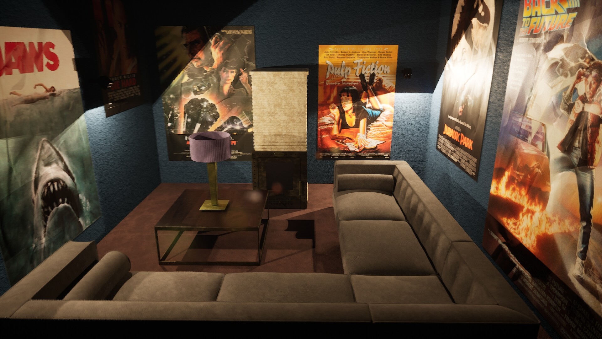 ArtStation - Room With Film Posters