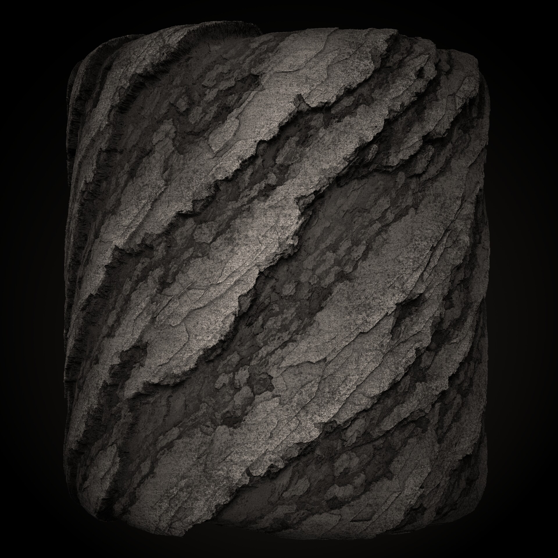 Tack Leung, Chu - Material - Exfoliation of Granite