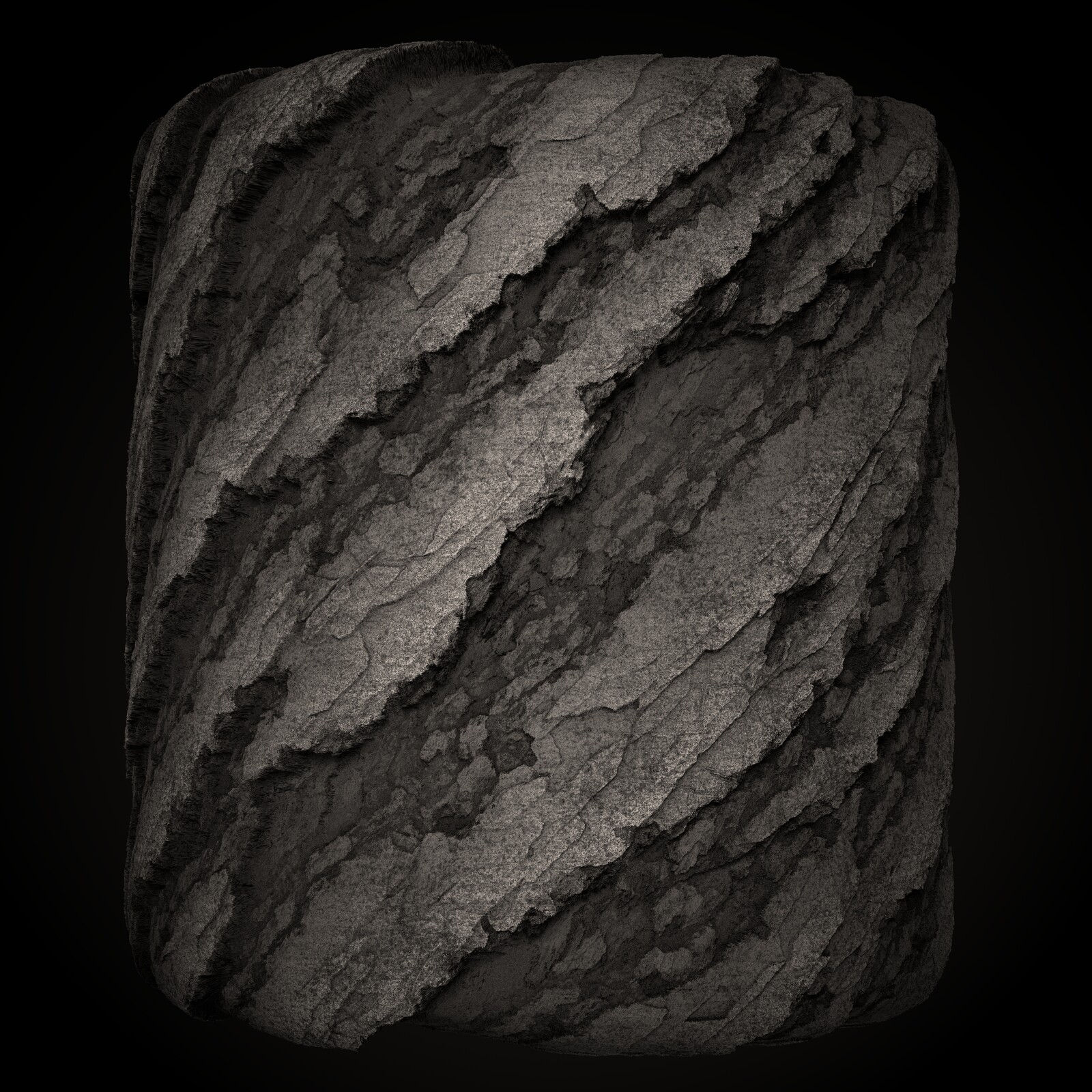 Tack Leung, Chu - Material - Exfoliation of Granite