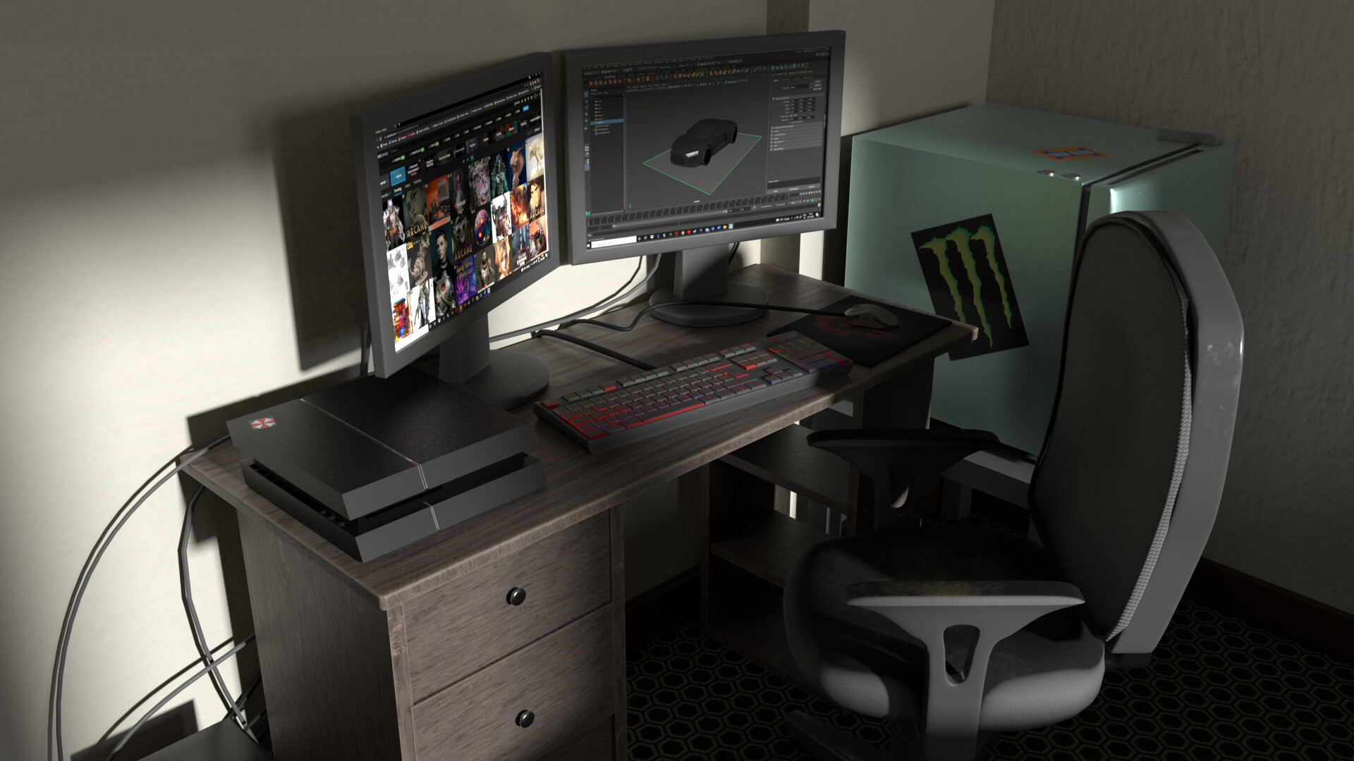 ArtStation - Light & Texturing Project