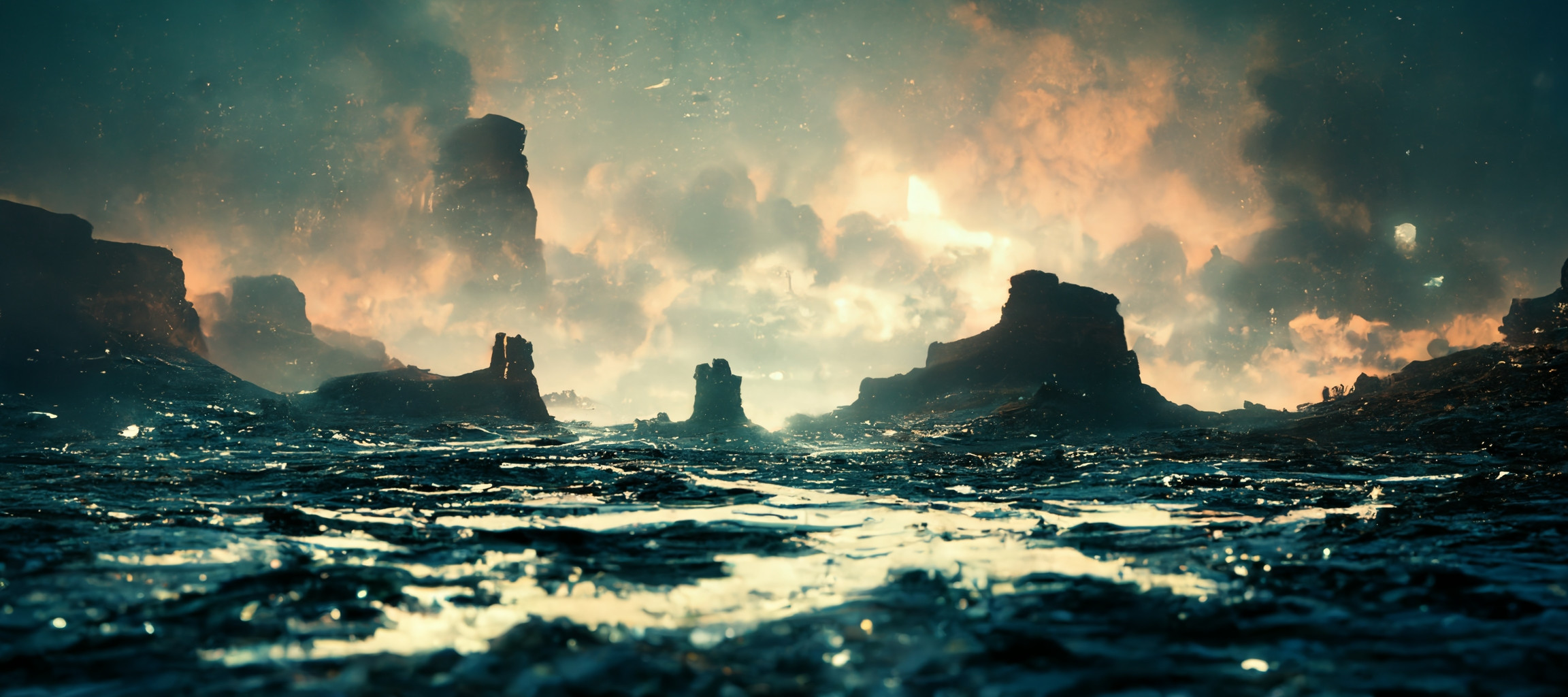 ZC - MidJourney AI Experiment - Planet Uncharted