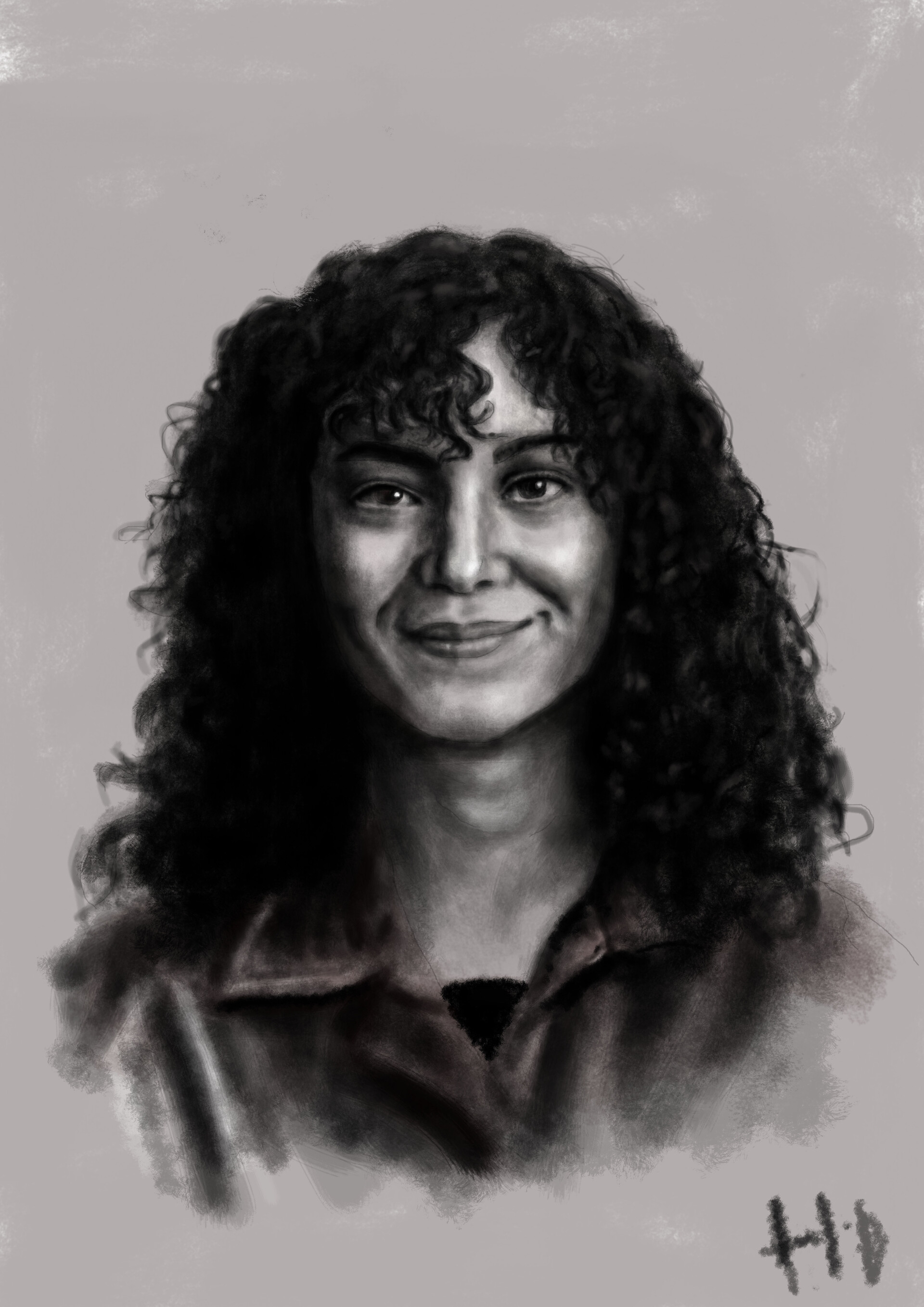 ArtStation - digital portrait of Layla from moon knight from marvel