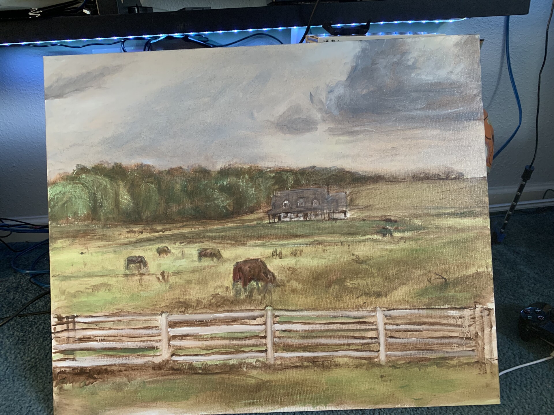 ArtStation - Cows Grazing