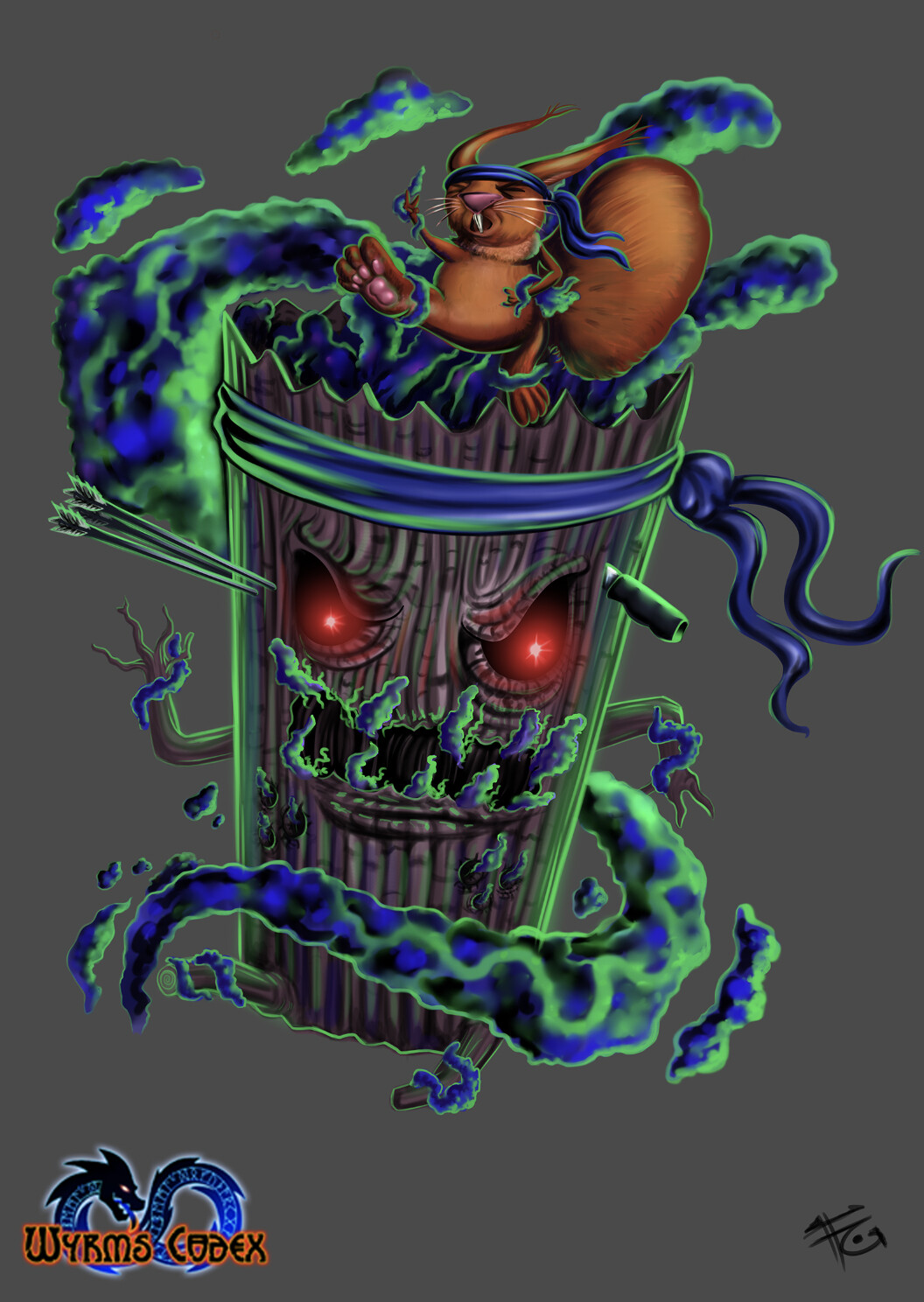 ArtStation - ninja log decoy squirrel