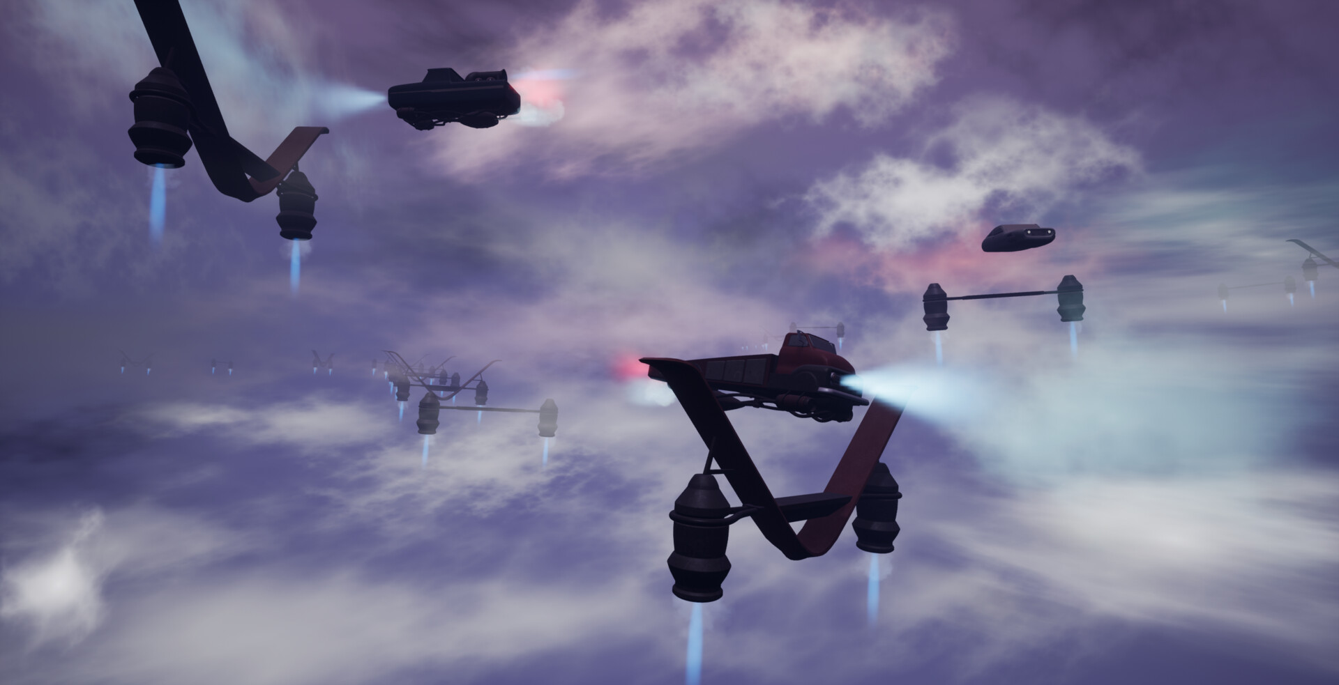 ArtStation - futuristic space highway