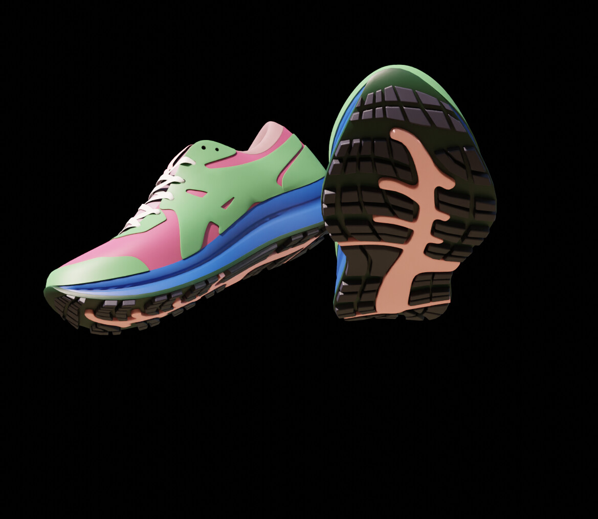 ArtStation - 3D model of Sneakers