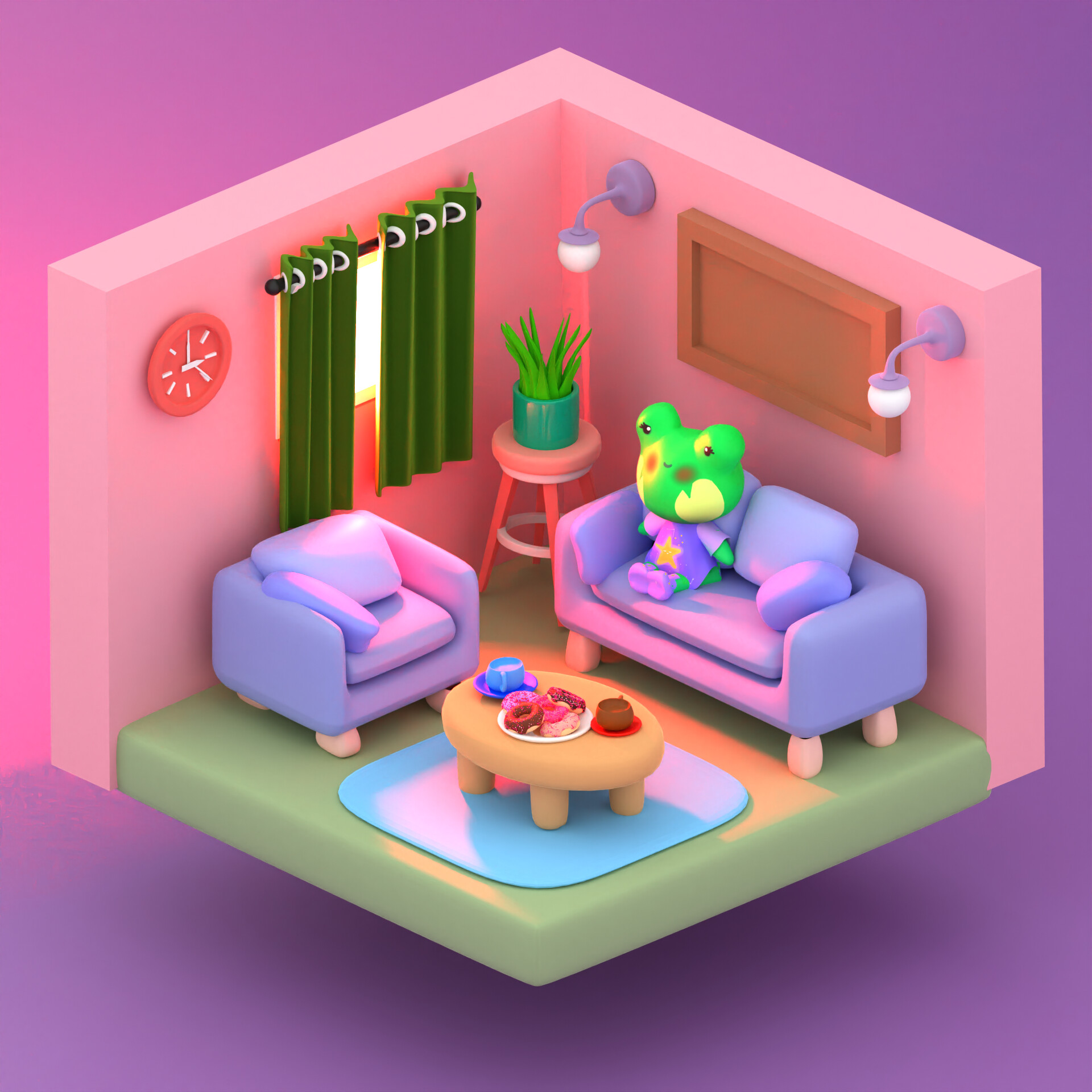 ArtStation - ISOMETRIC ROOM