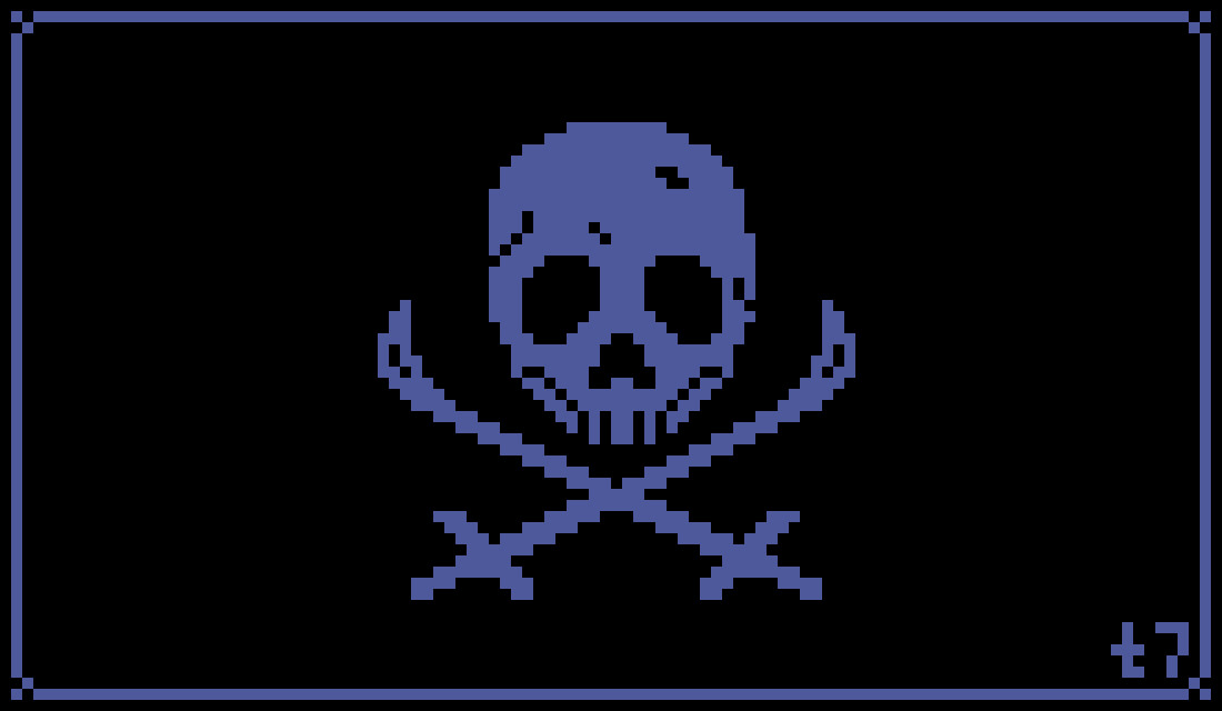 titan007 - Pixel Pirate Flag
