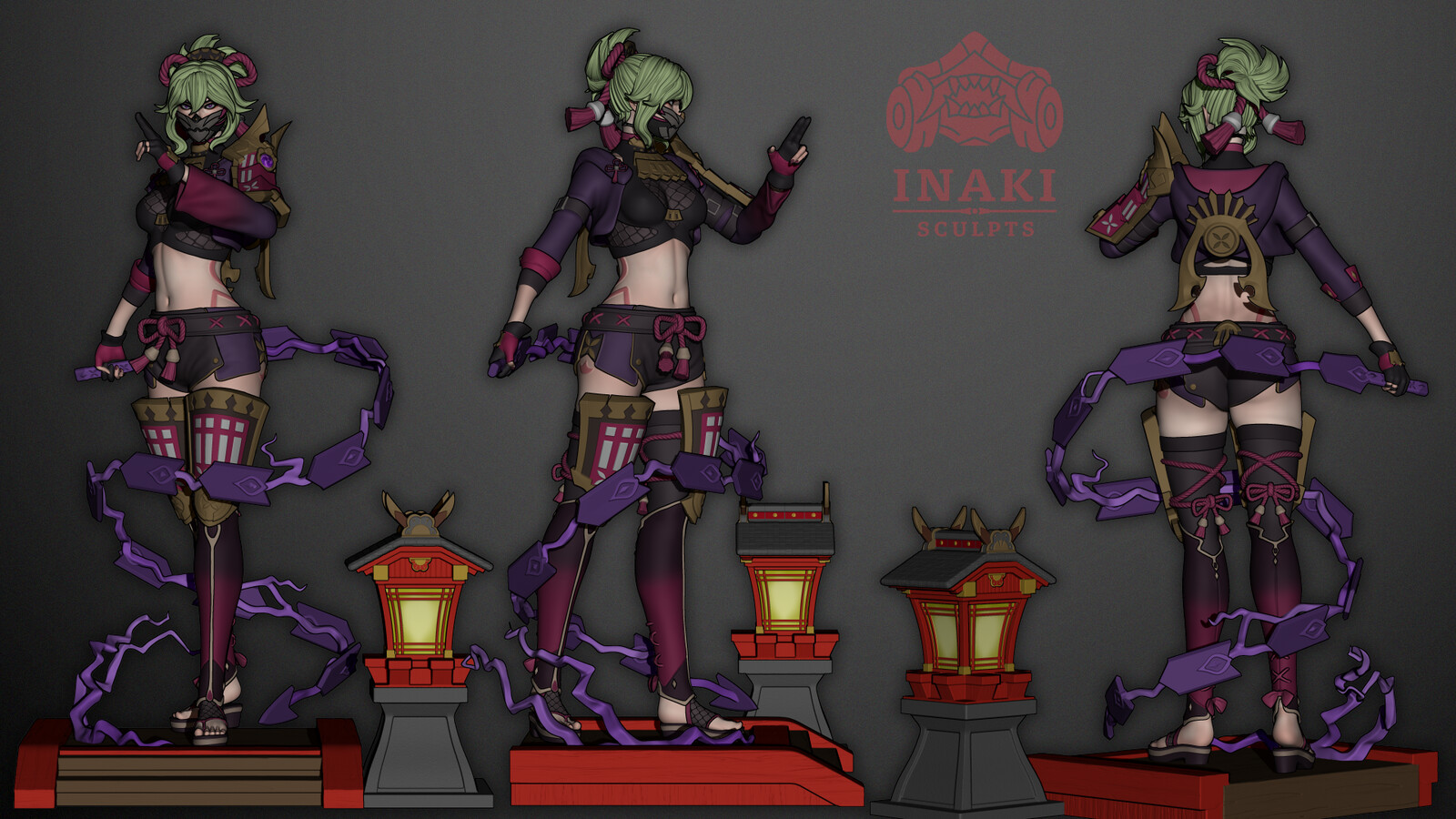 Inaki Sculpts - Kuki Shinobu