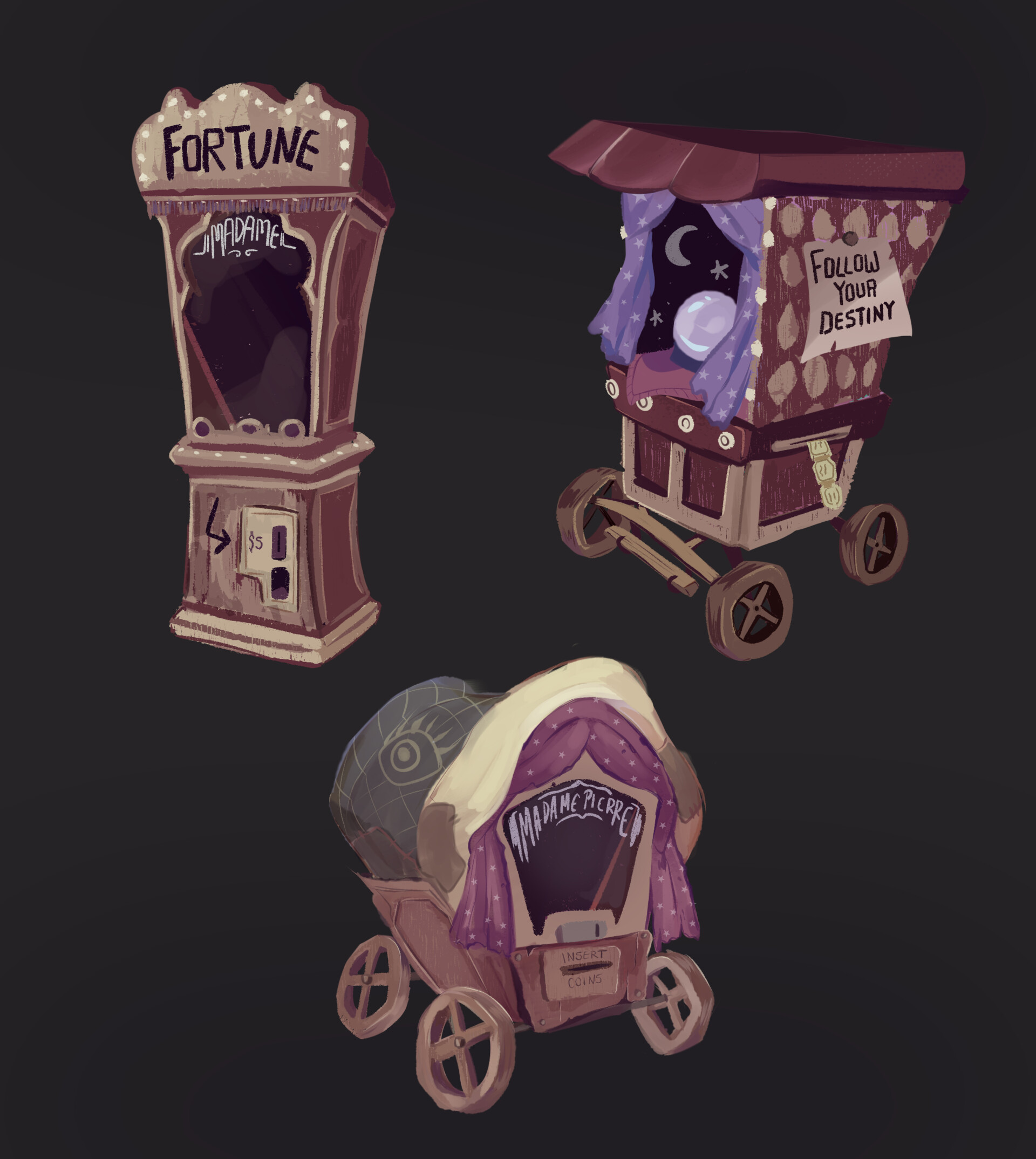 ArtStation - Fortune Teller Concept Art