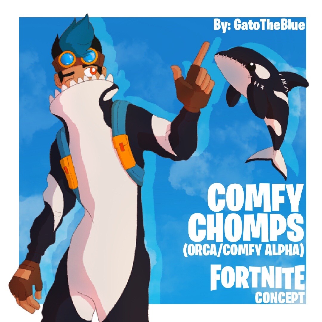 Gato The Centurion - Comfy Chomps Orca Style / Comfy Alpha, Fortnite ...