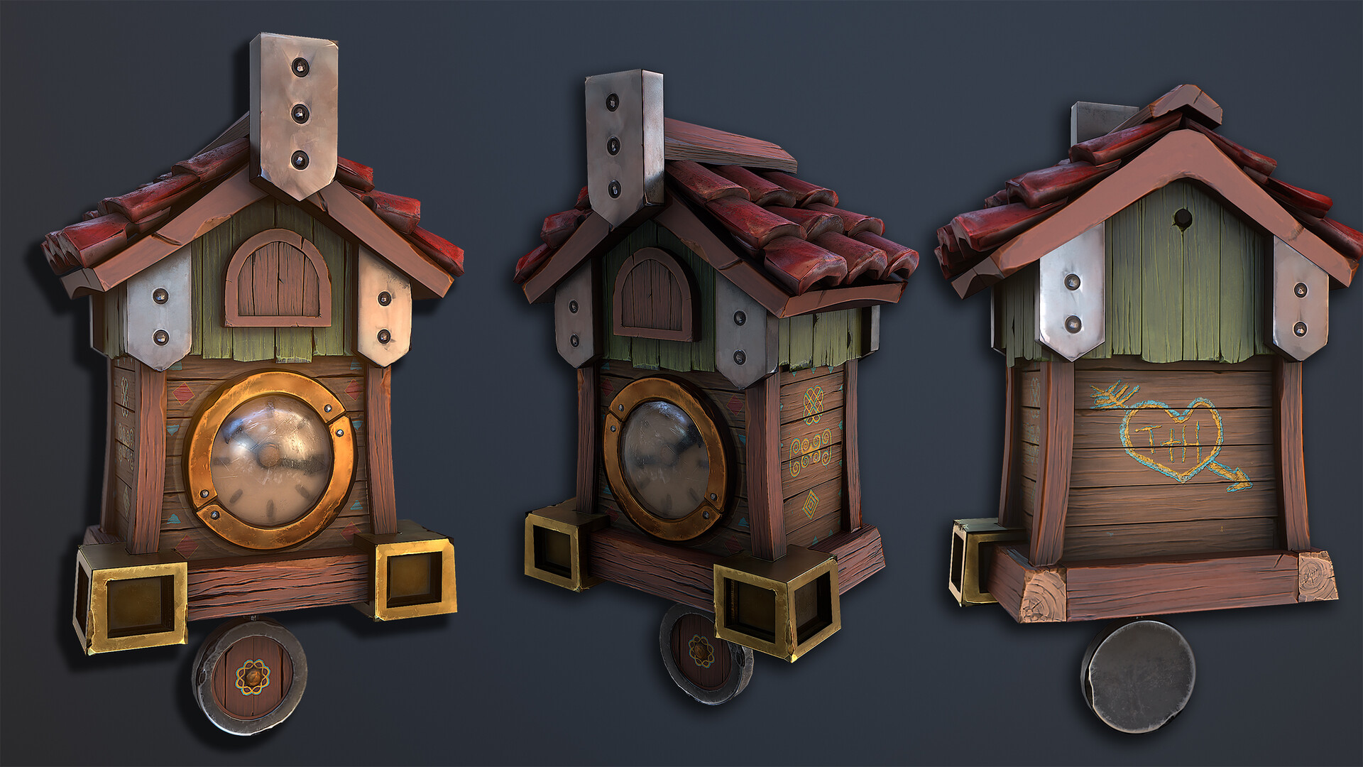 ArtStation - Stylised Clock