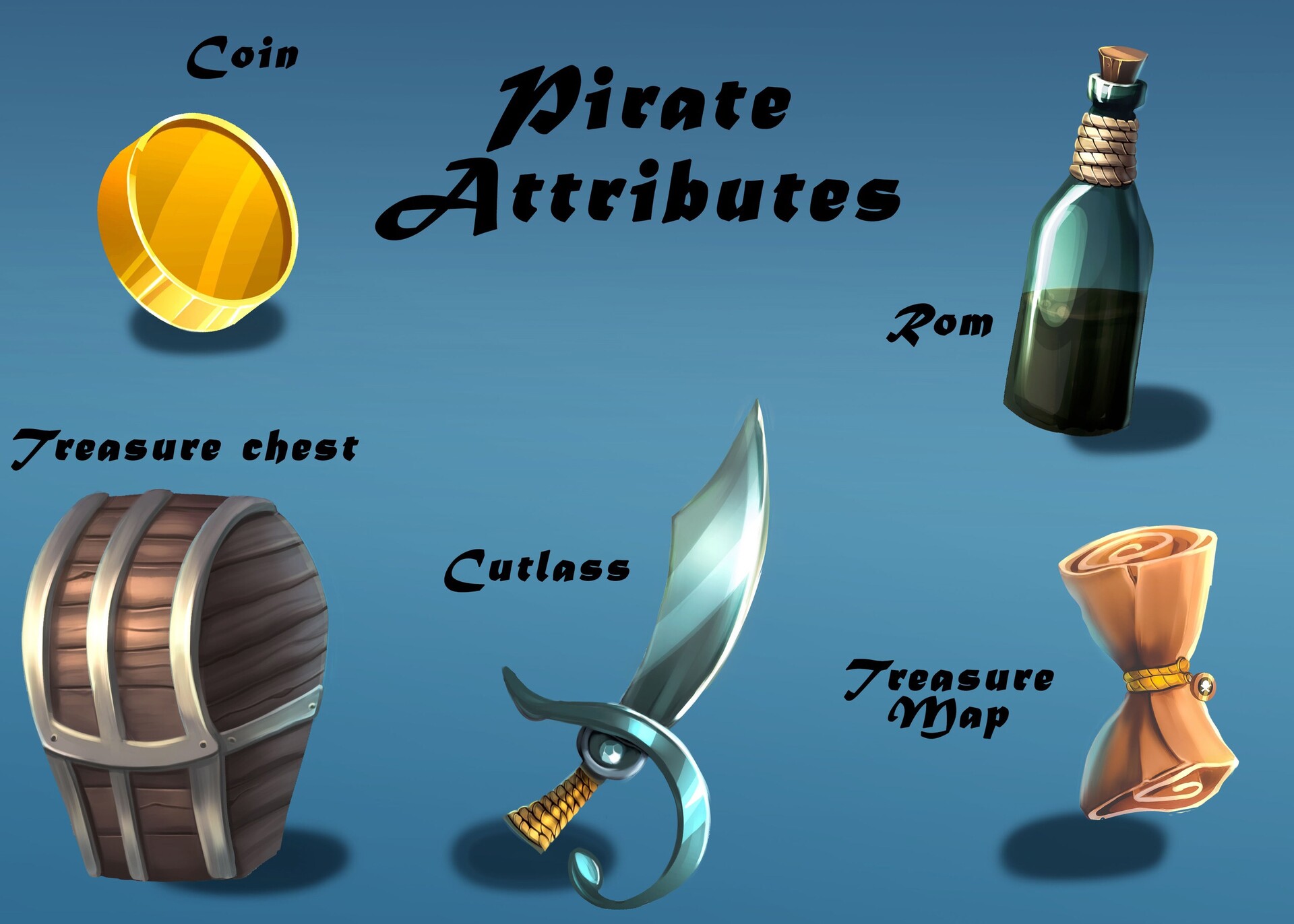 ArtStation - Pirates Attributes