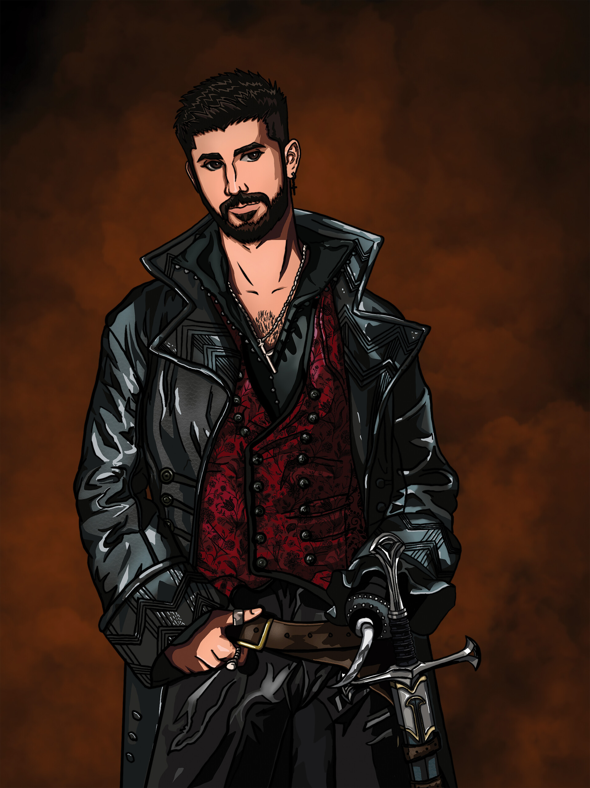 ArtStation - My Friend as Captain Hook