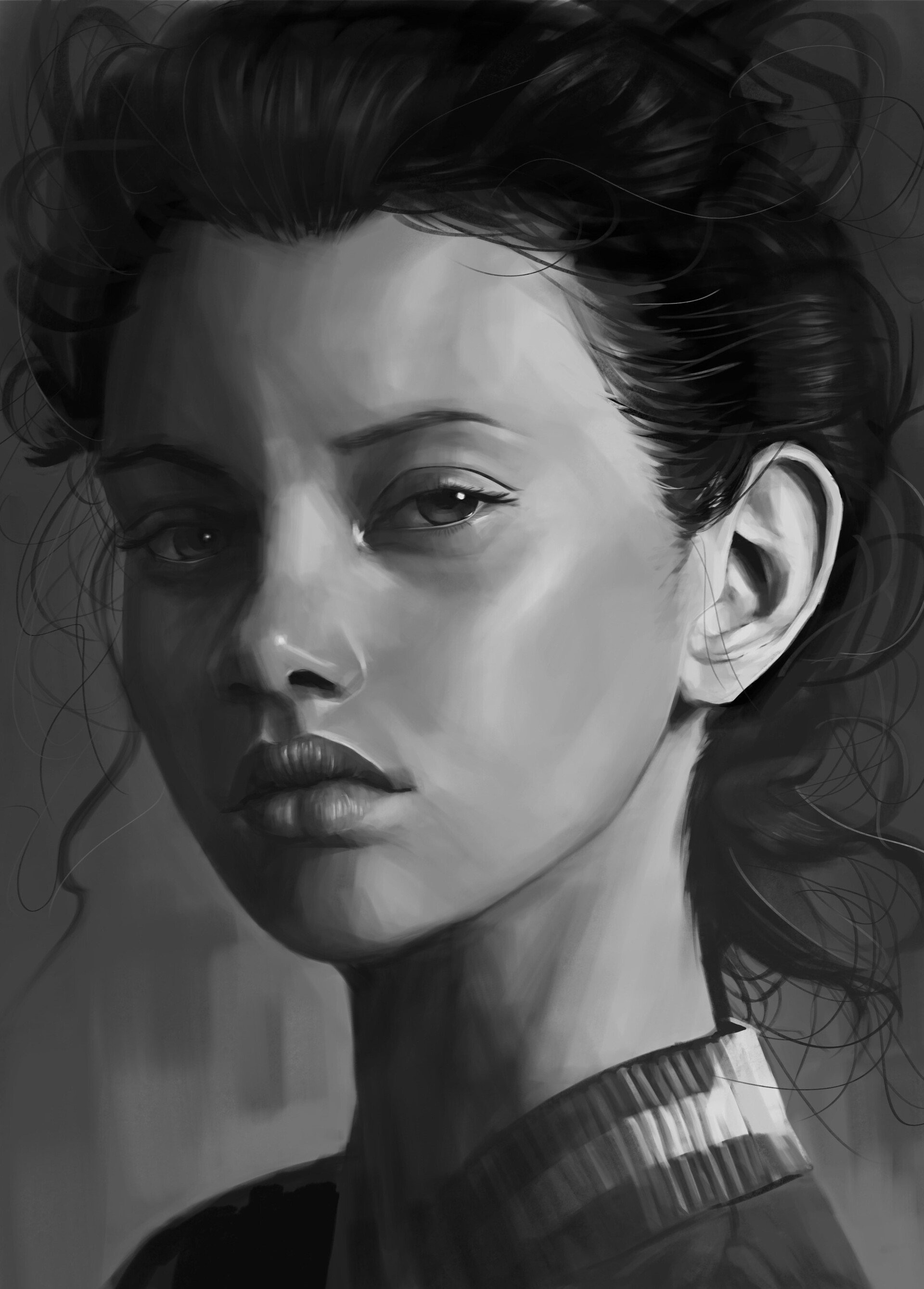 ArtStation - Portrait render study