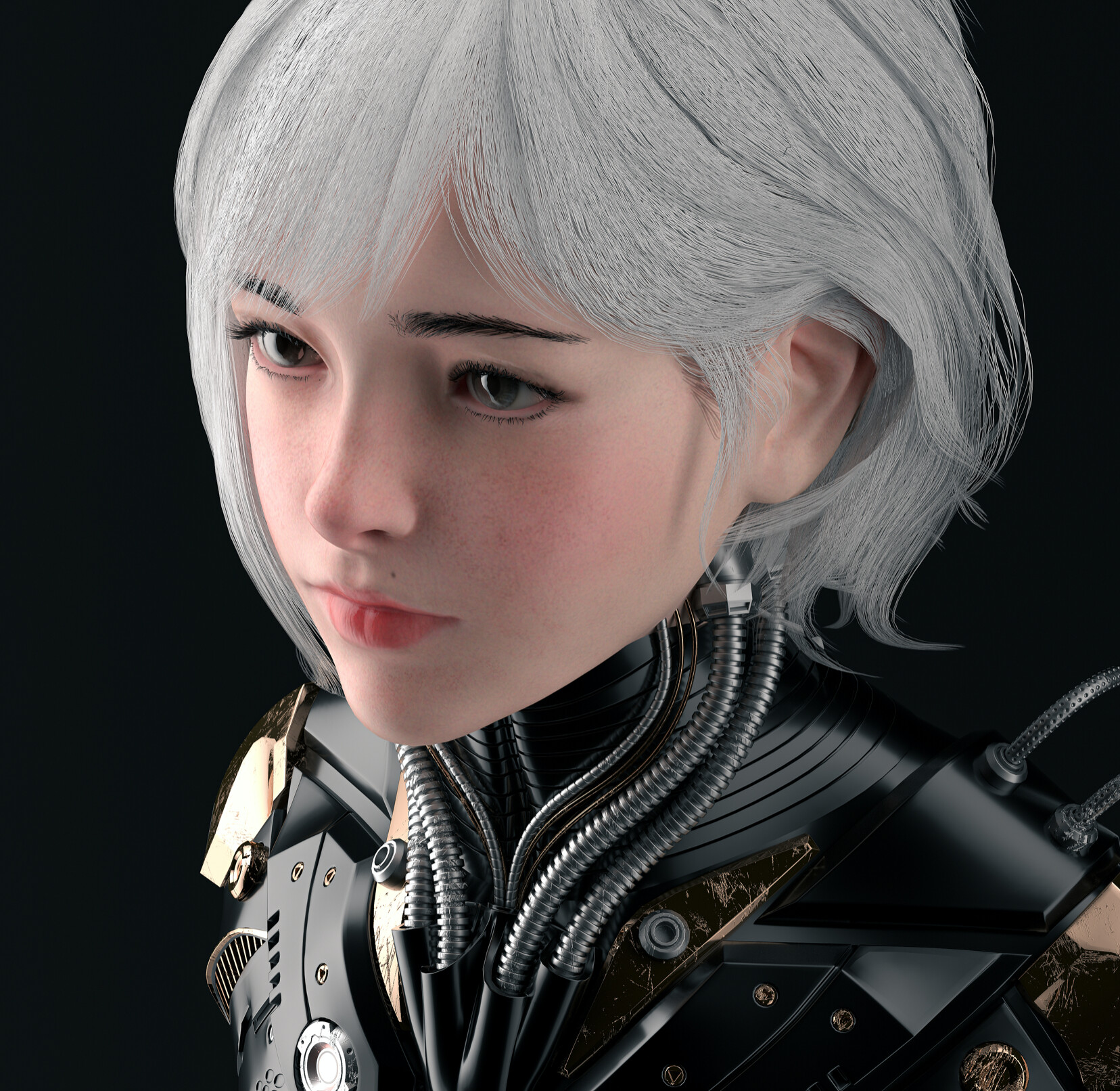 Yushi Xie 3d Female Character Models