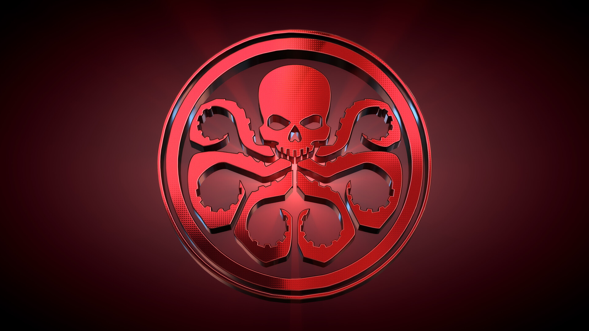 Hydra Logo Wallpaper Marvel