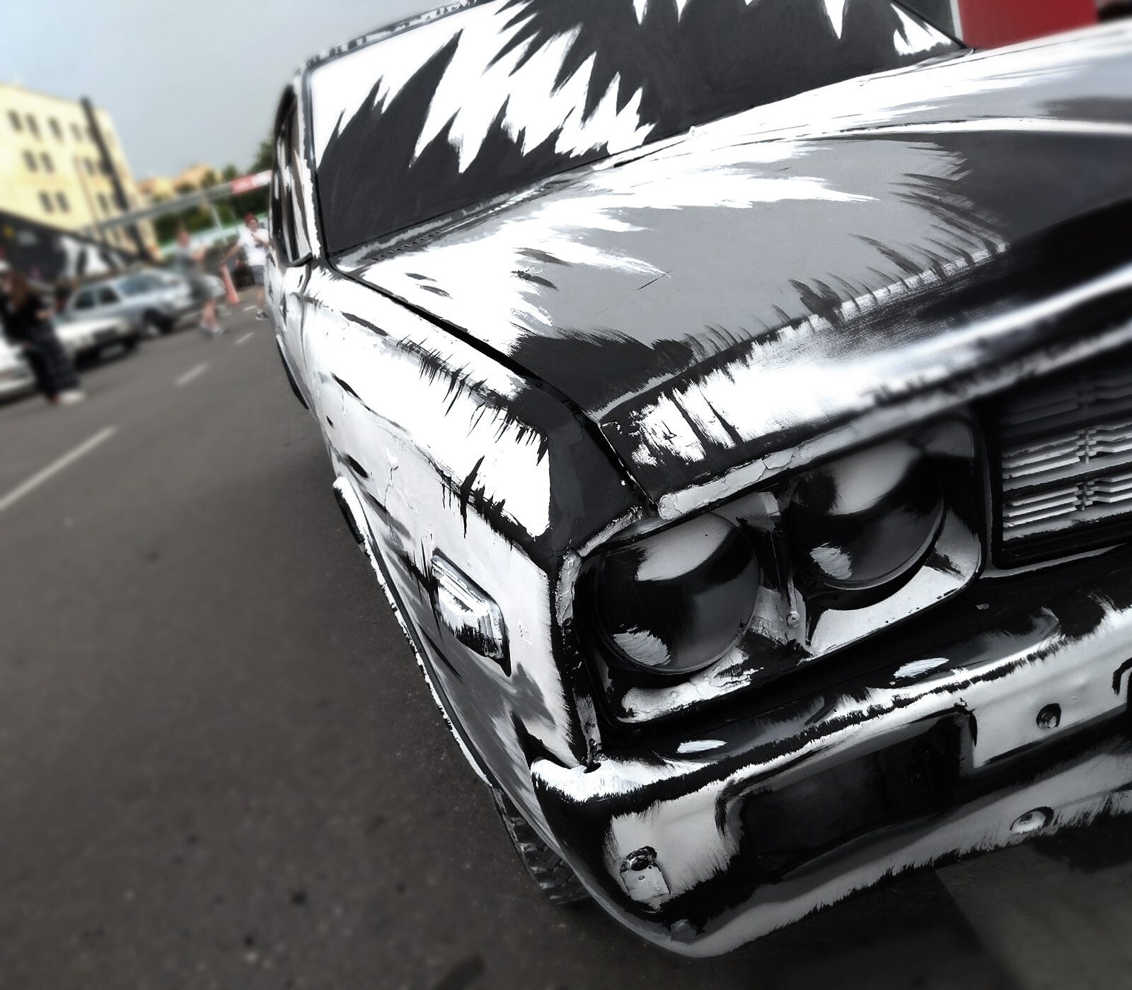 ArtStation - Manga car 1 - Street art project