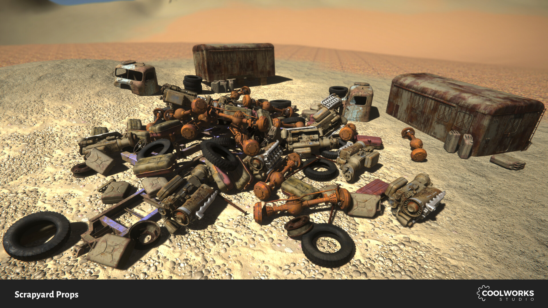 ArtStation - Scrapyard Props [CoolWorks Studio]