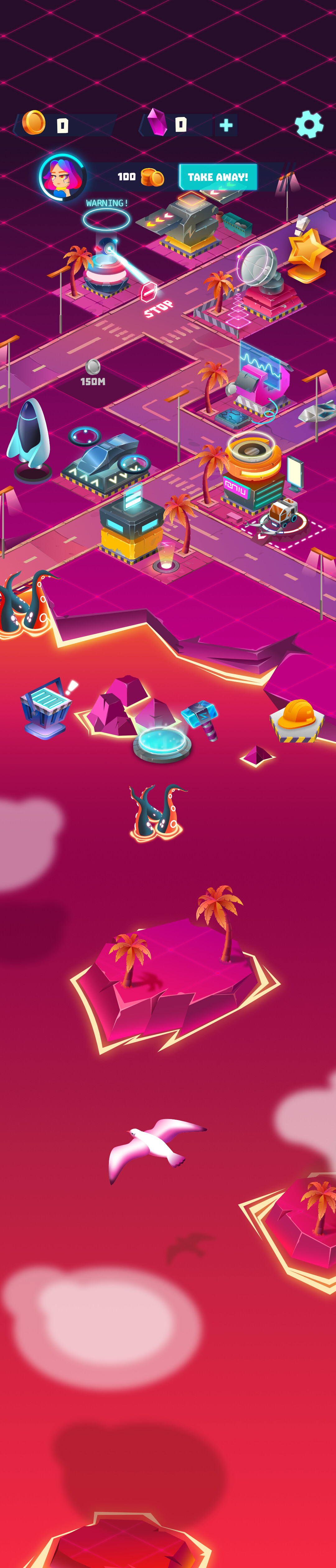 Zulfiya Khodjayeva - Cyber City - Idle Clicker - full screen game