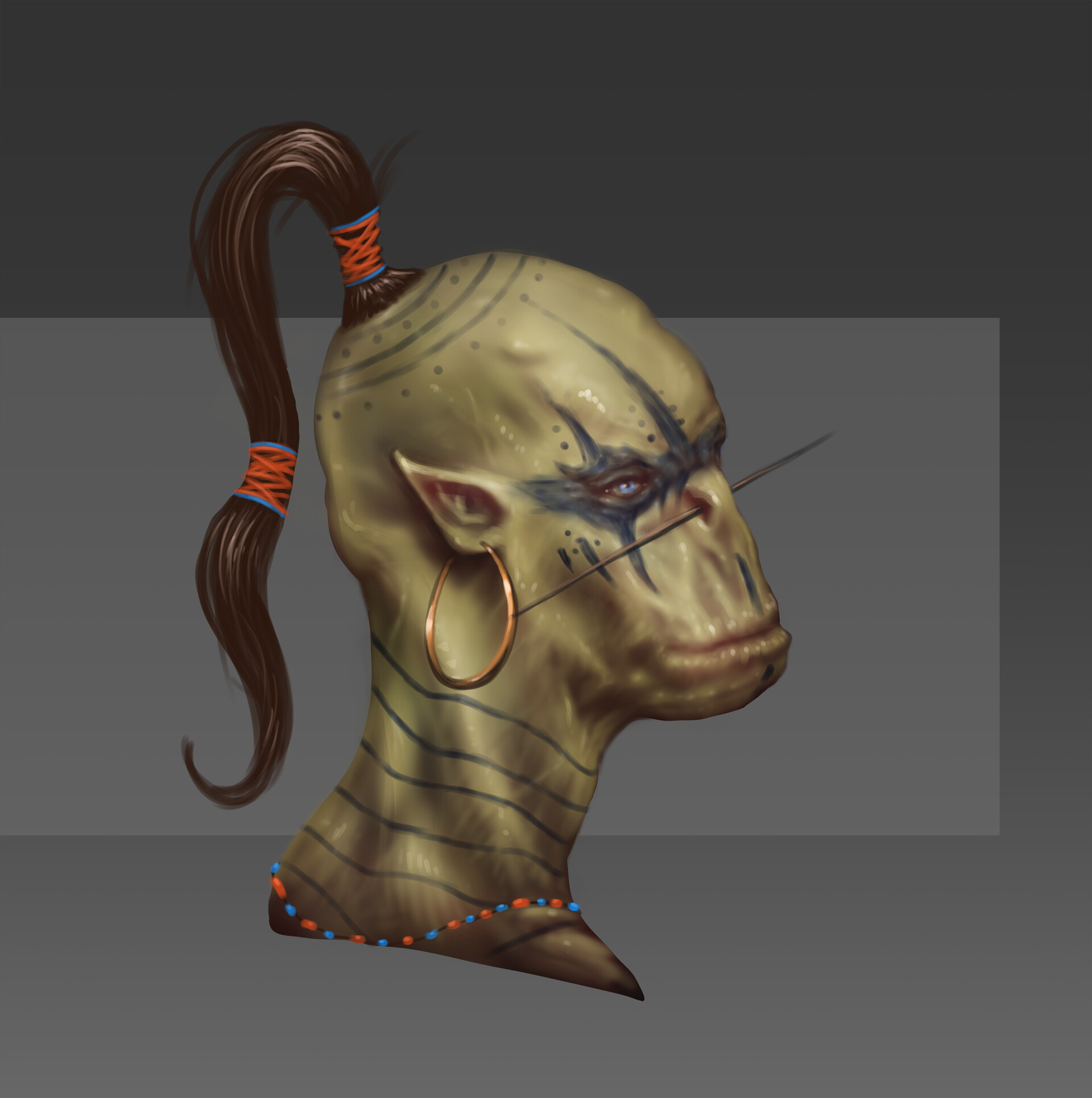 ArtStation - Alien native faces