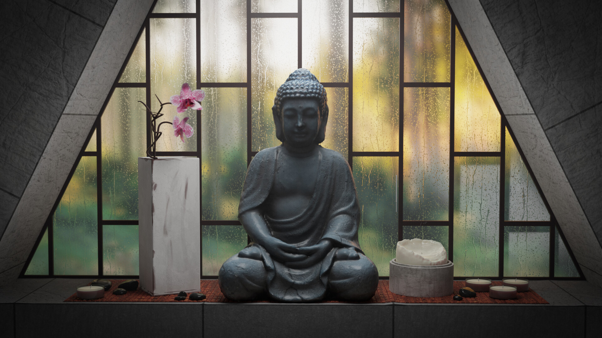 ArtStation - Budda corner