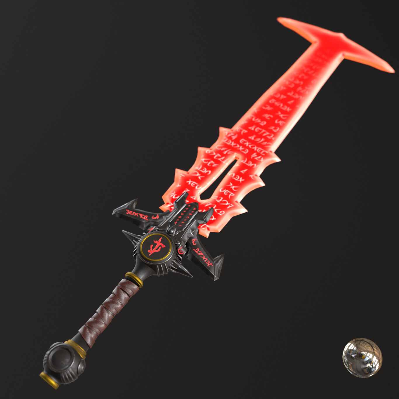 Ateş - Doom Eternal Crucible Sword Fan Art