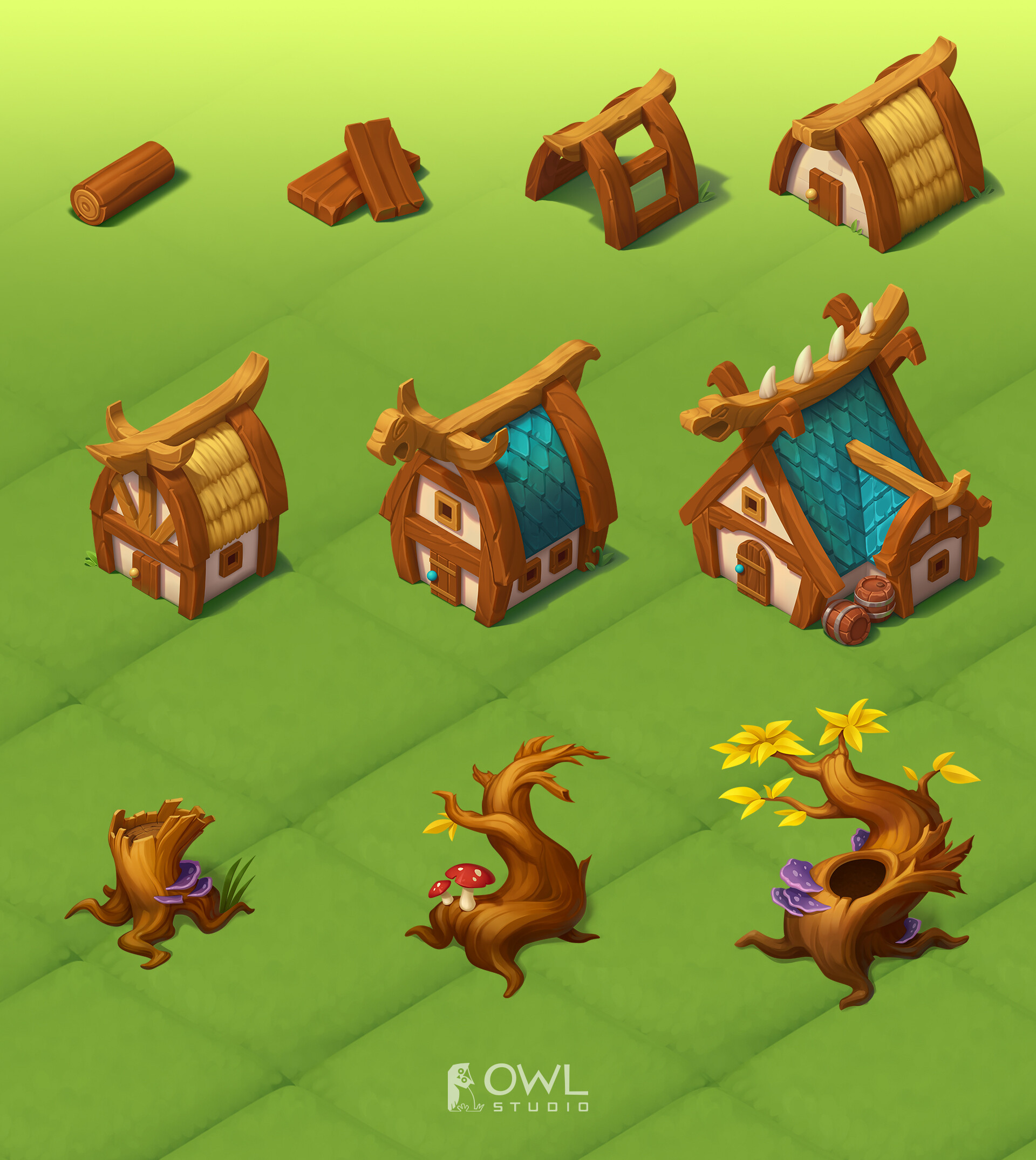 OWL Studio - Merge Game - Objects & Props - Part 4