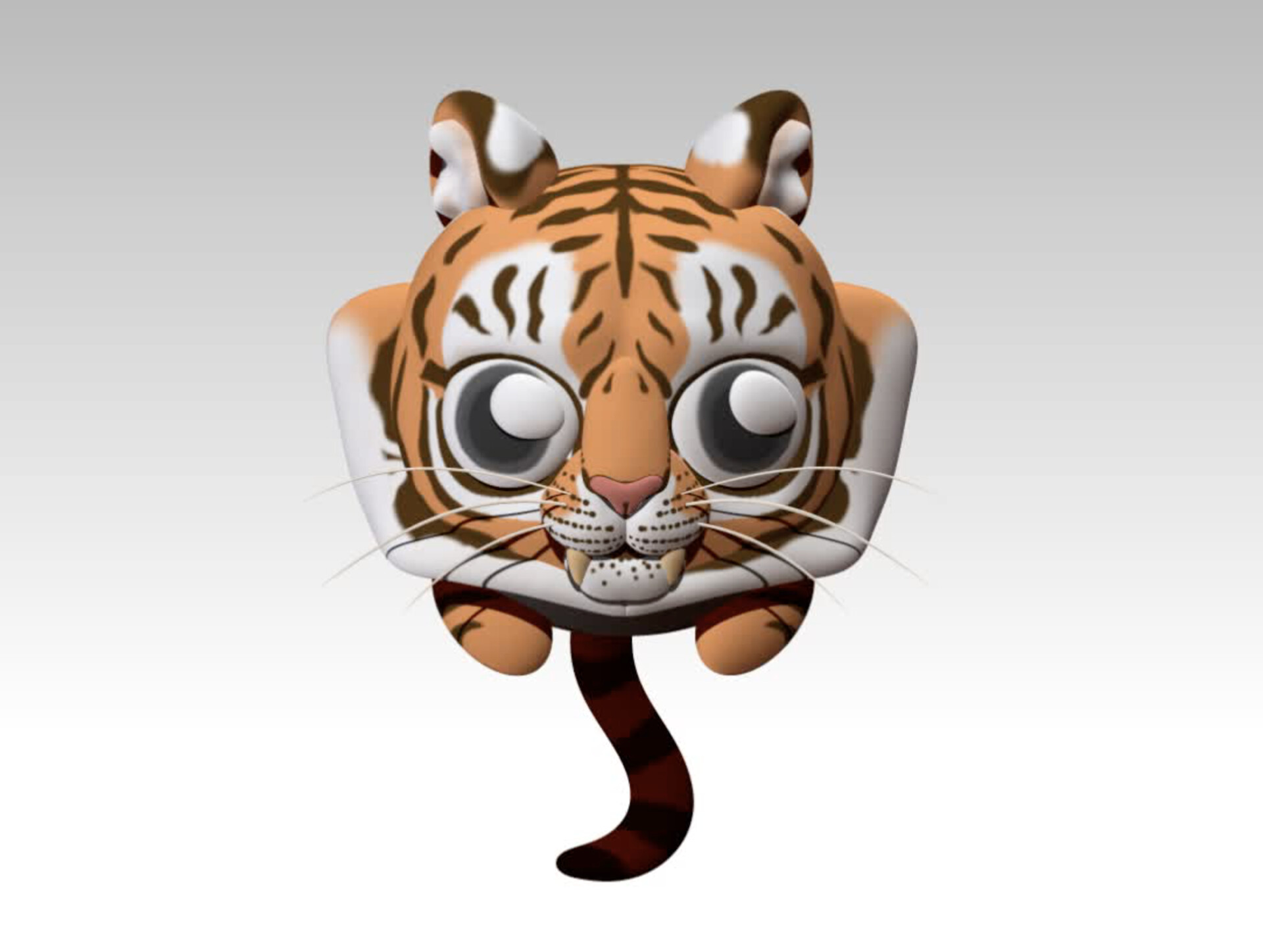 ArtStation - cute tiger design