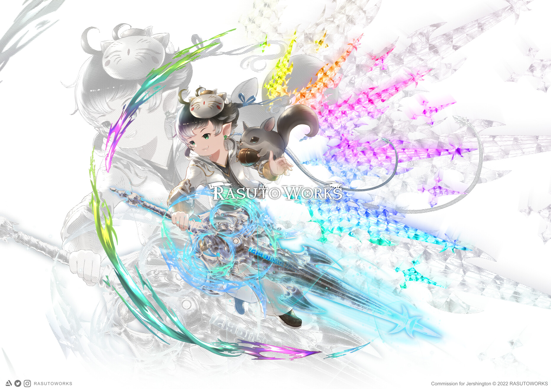 ArtStation - Final Fantasy XIV - Lalafell Dark Knight