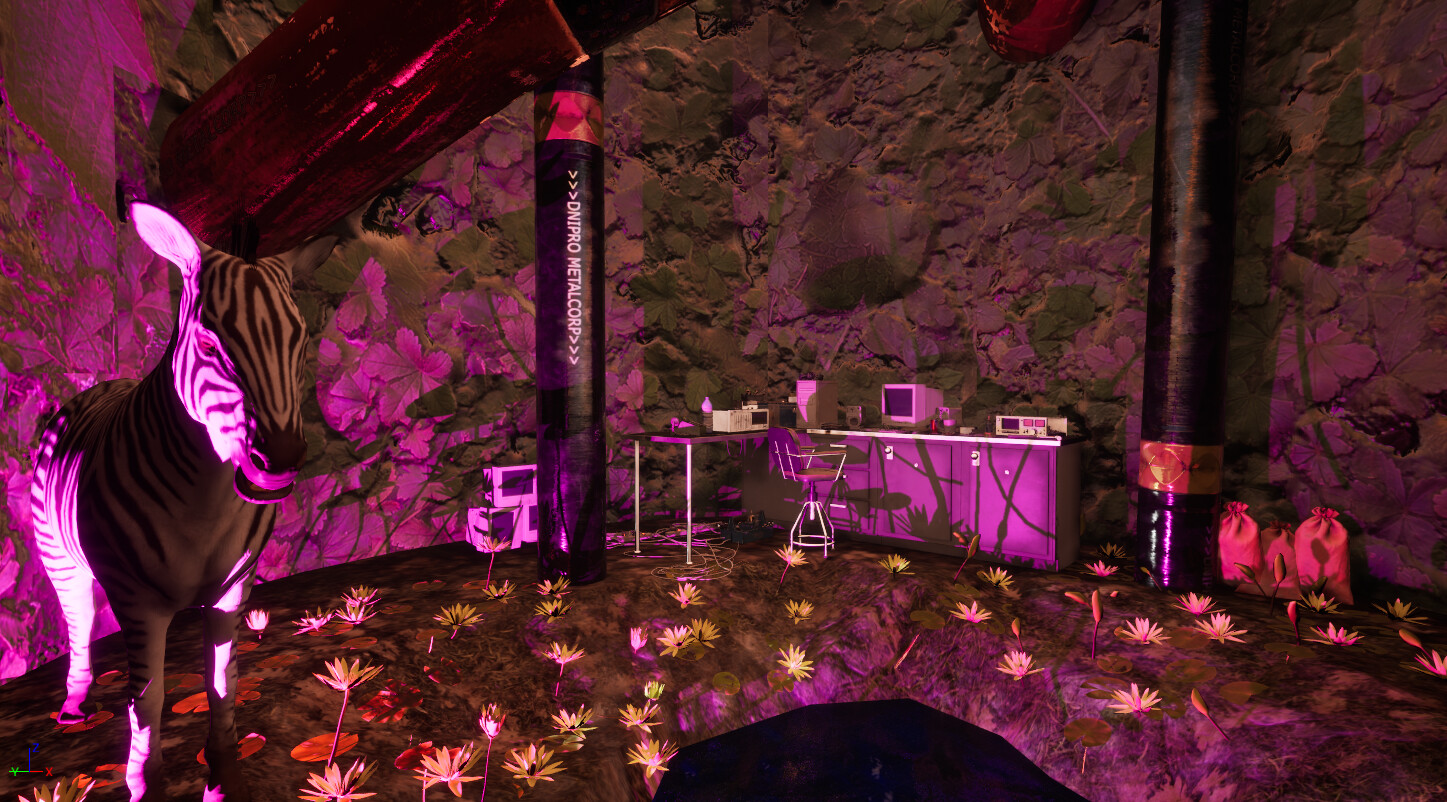 ArtStation - Purple_Zebra_Scene