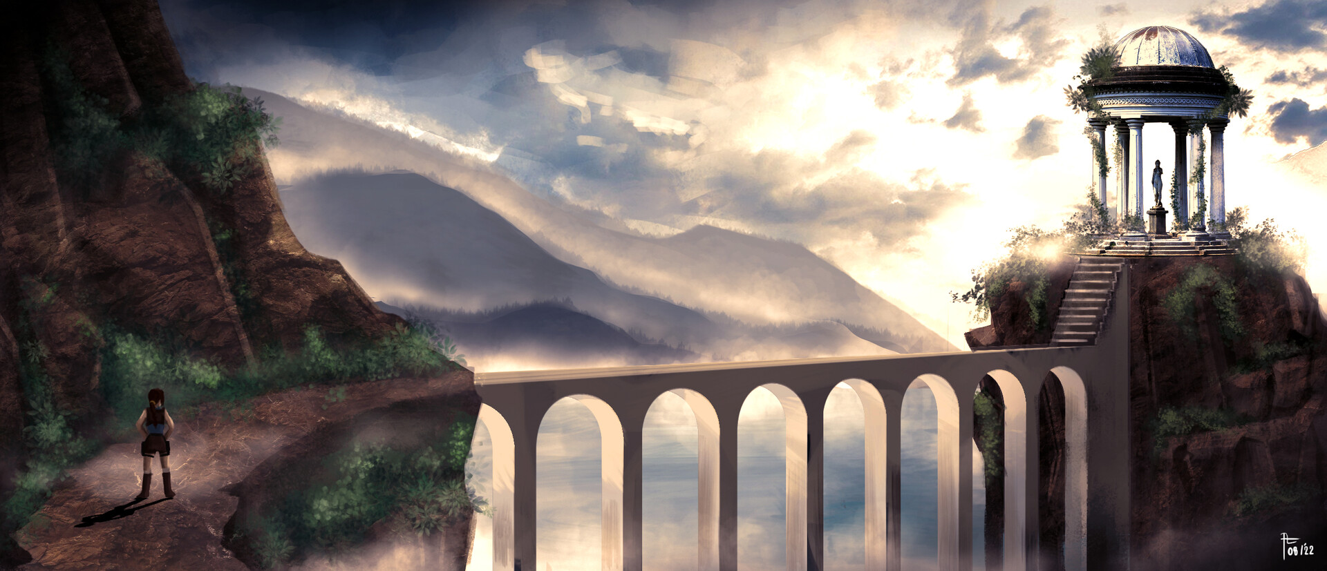 ArtStation - Cliffside Shrine