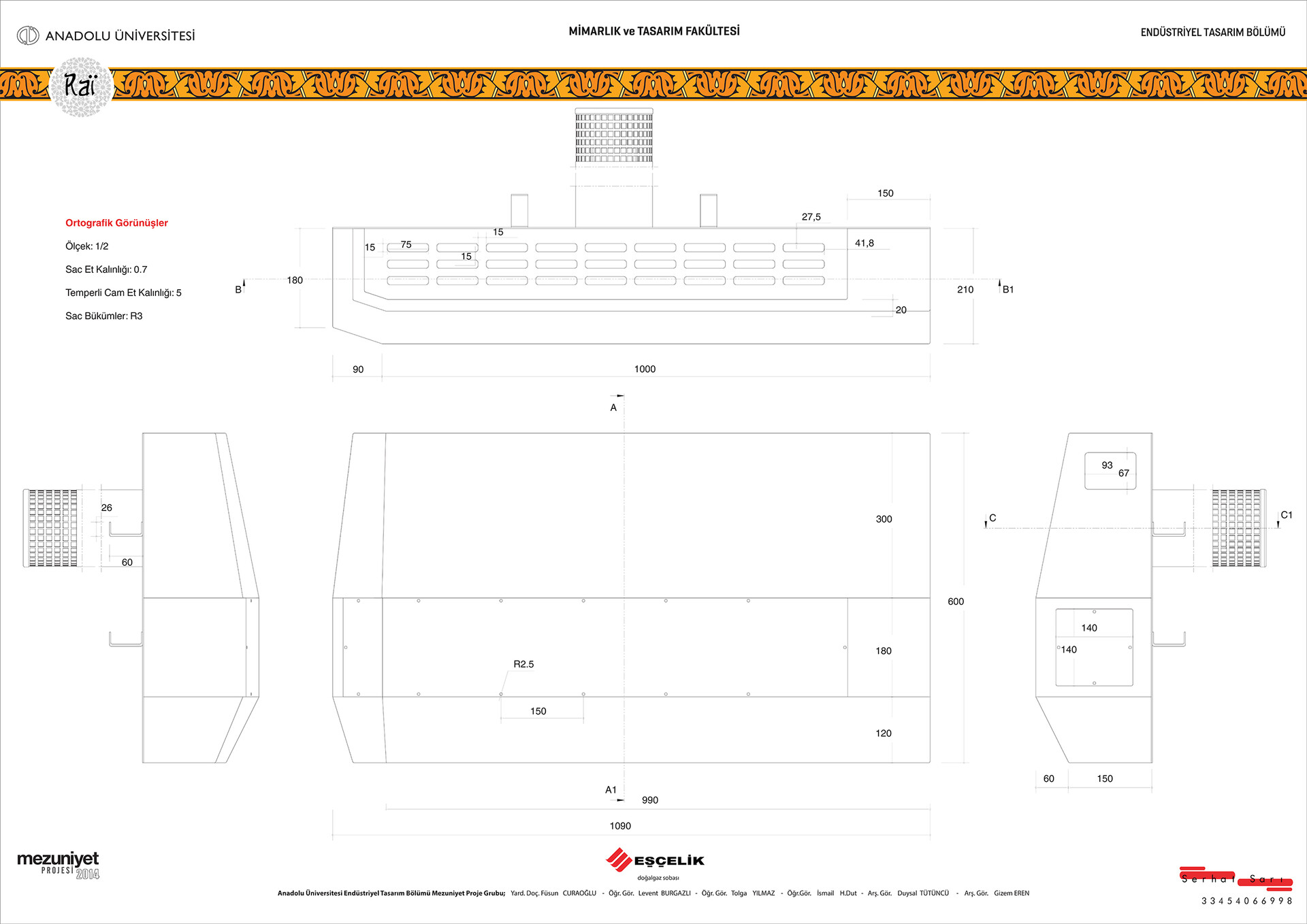 ArtStation - The Technical Drawing of the Hermetic Heater